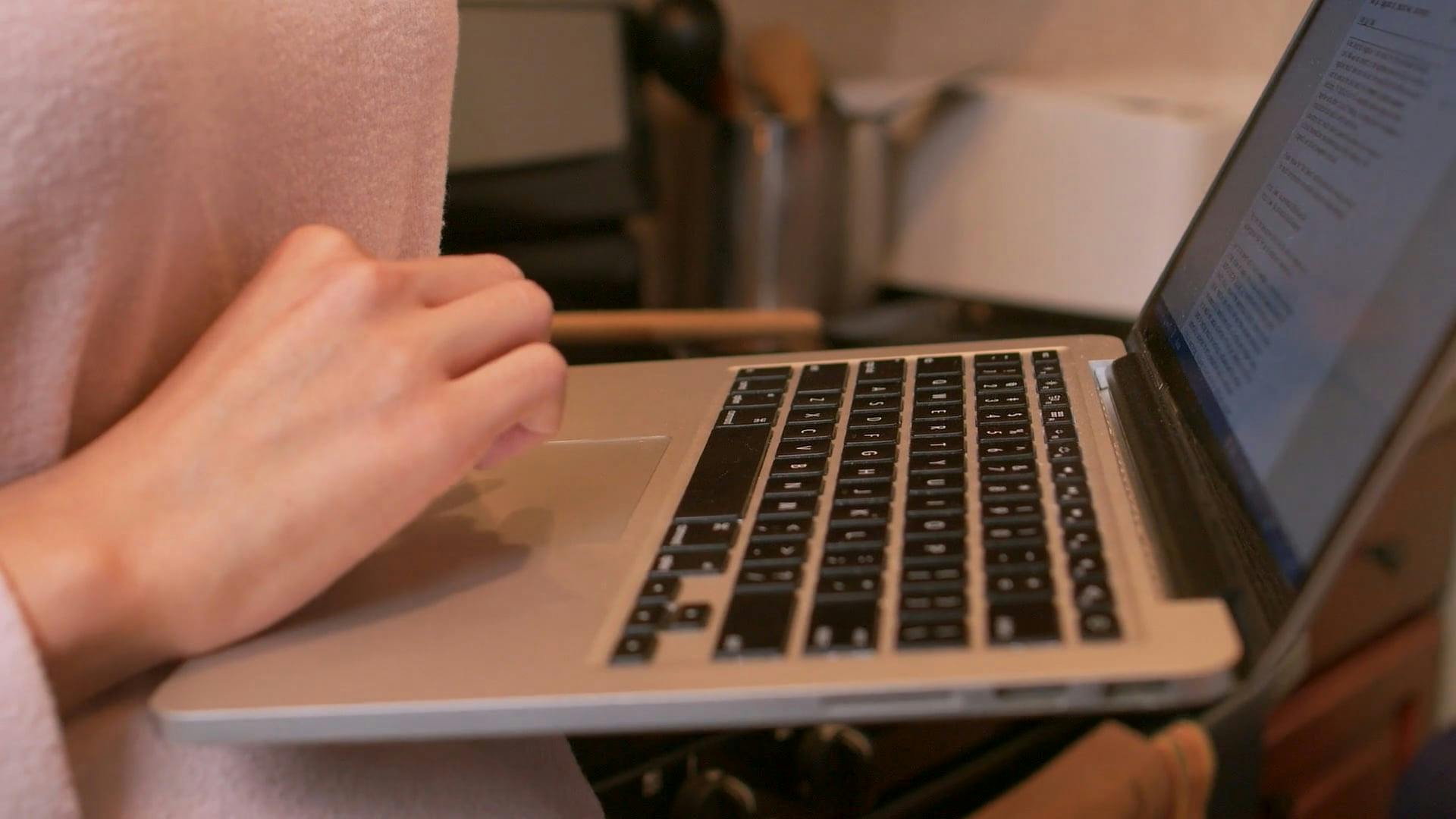 Close Up of Person Using Laptop Free Stock Video Footage, Royalty-Free ...