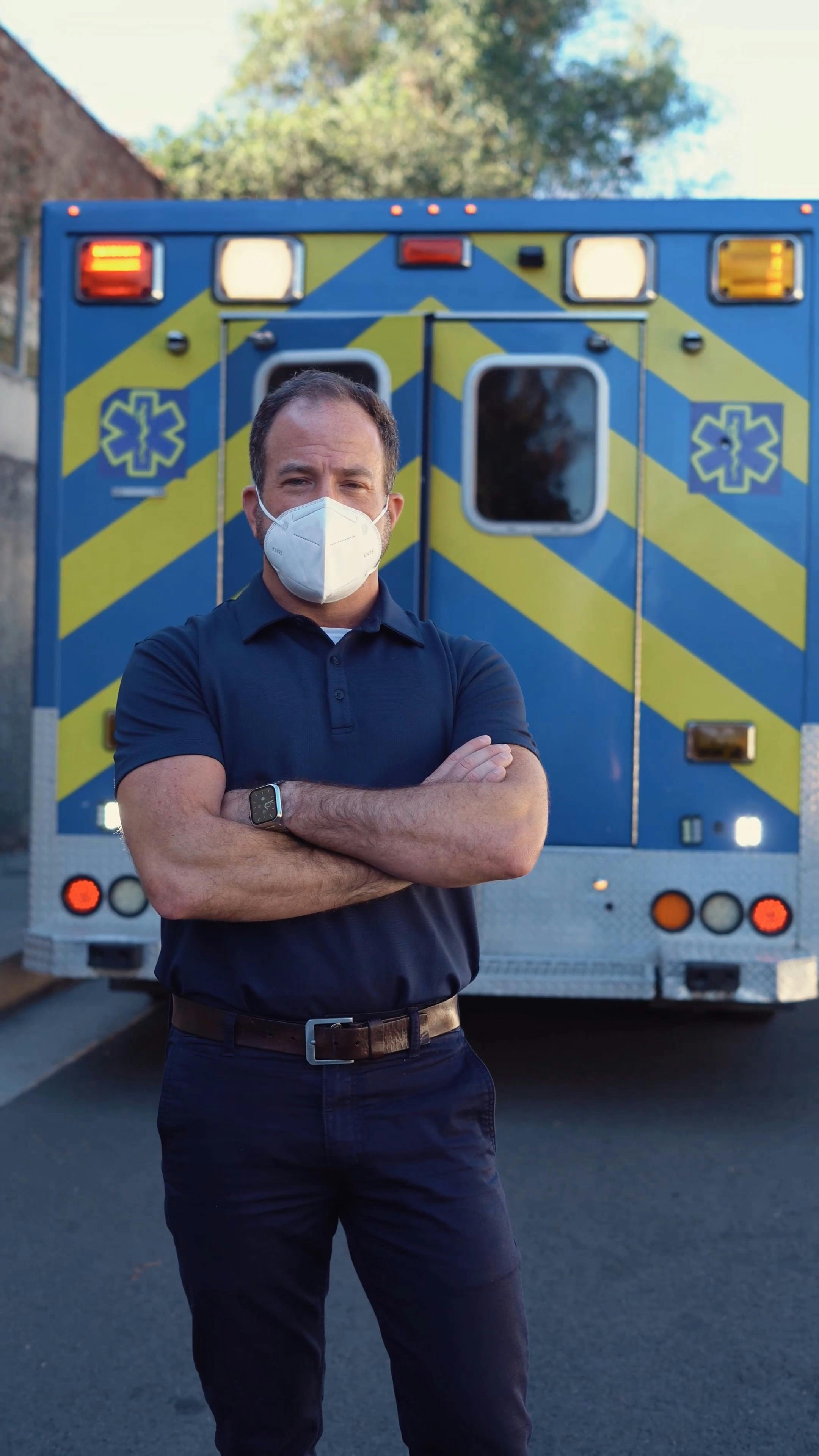 An Ambulance Ready To Respond For Medical Emergency Free Stock Video ...