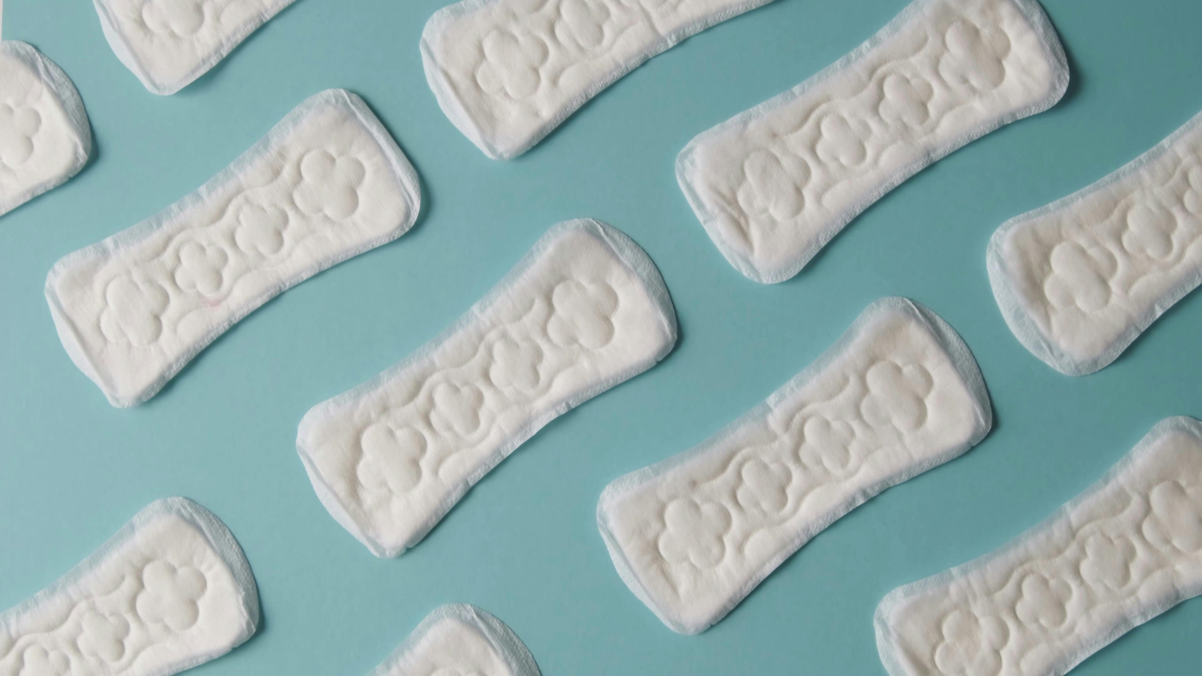 Sanitary Pads in a Blue Background Free Stock Video Footage, Royalty ...