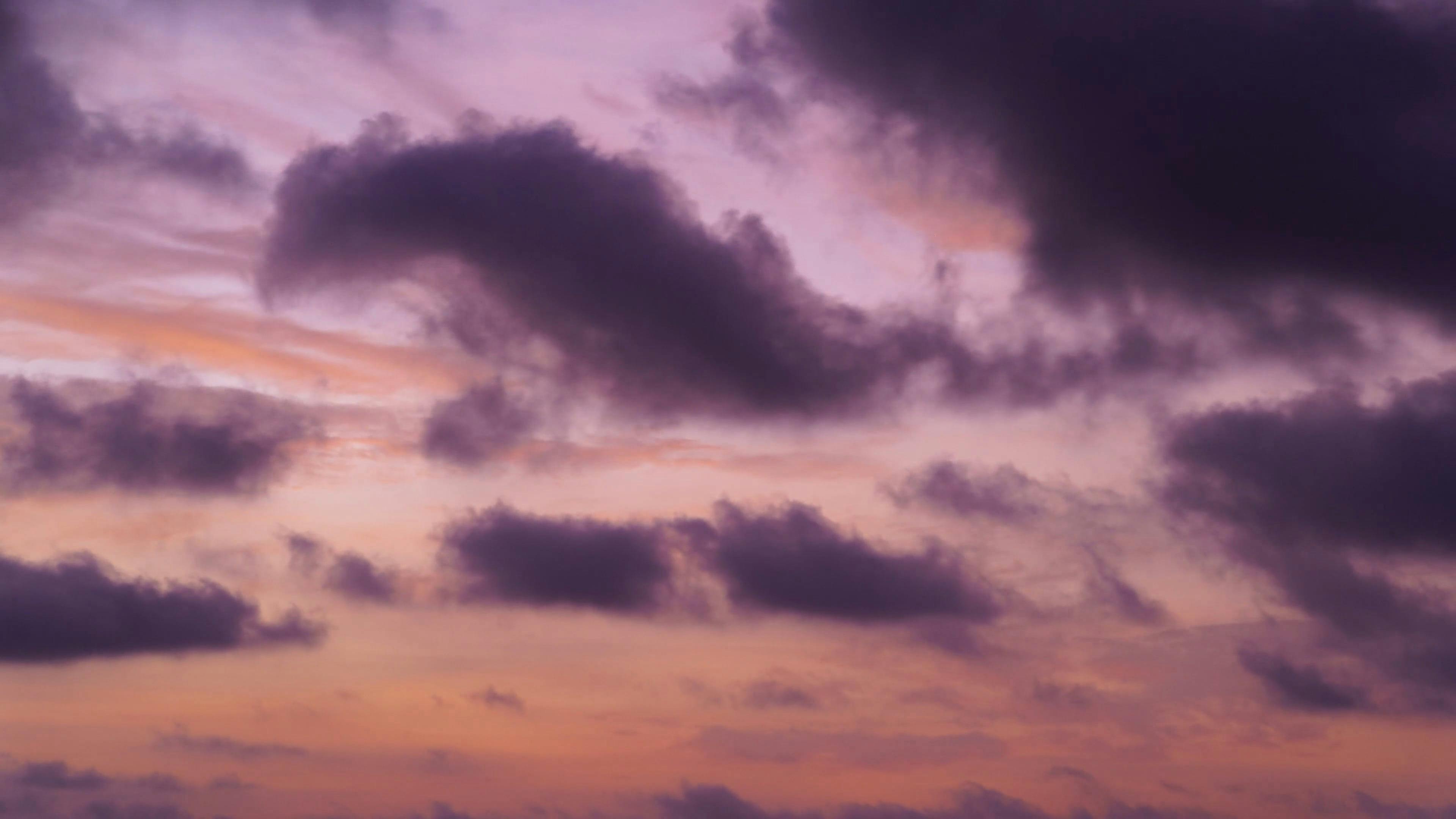 Movement of Clouds in the Sky Free Stock Video Footage, Royalty-Free 4K ...