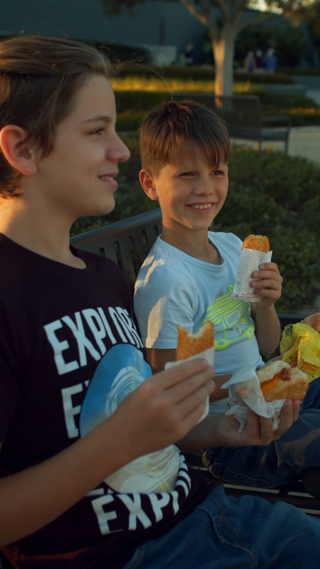 Kids Chatting while Eating Free Stock Video Footage, Royalty-Free 4K ...