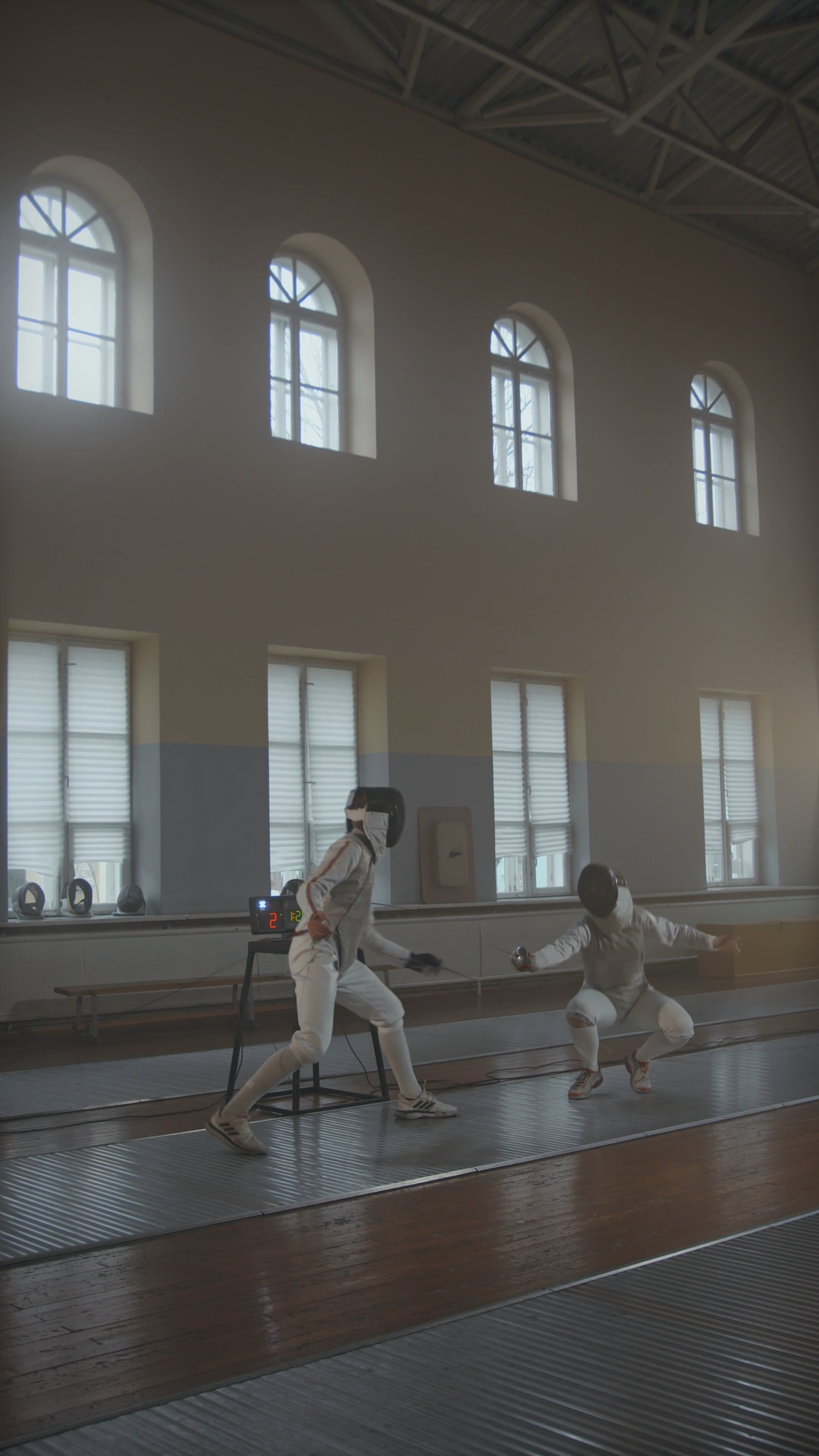 People Doing Fencing · Free Stock Video