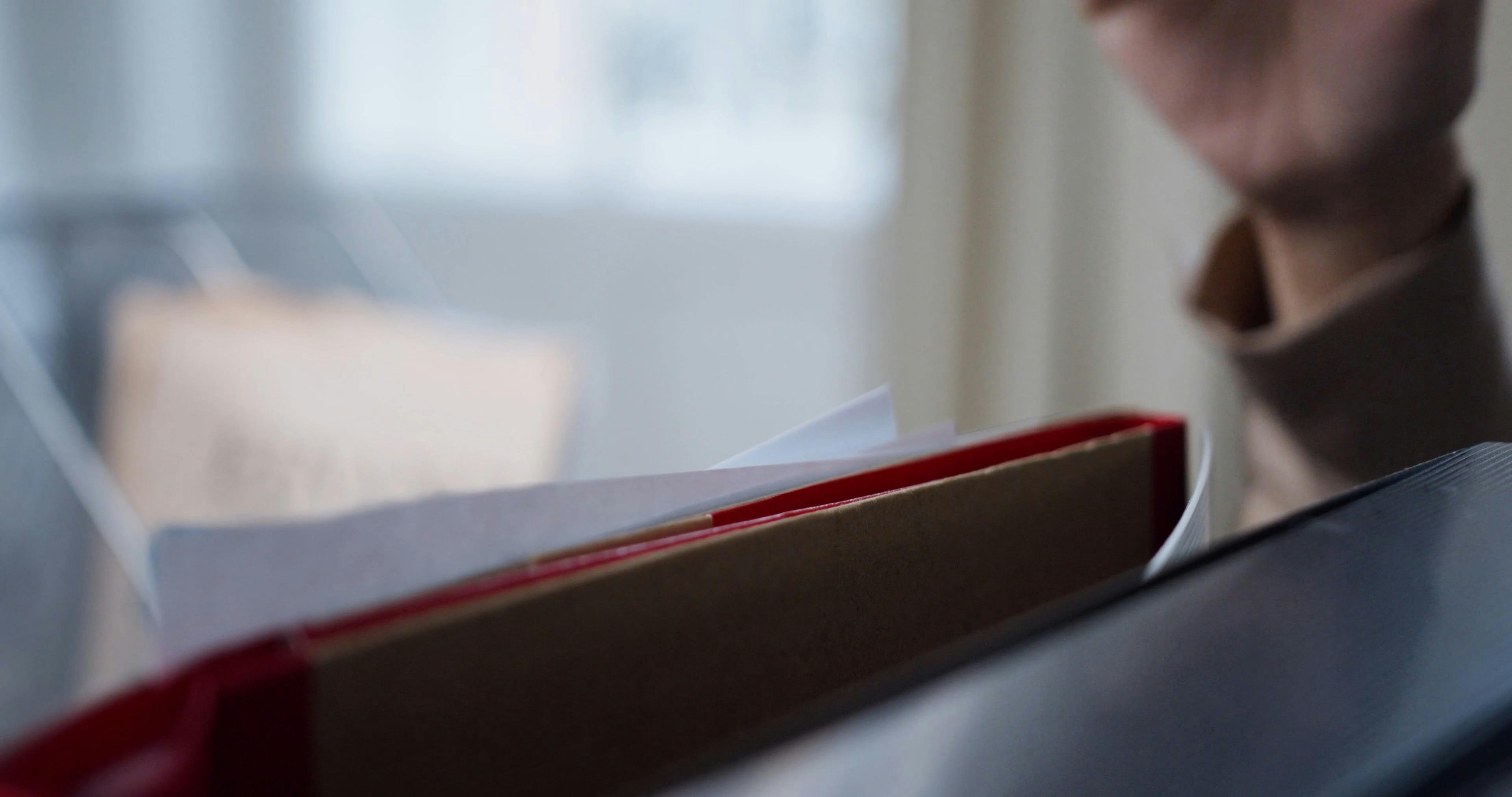 A Woman Getting a File · Free Stock Video