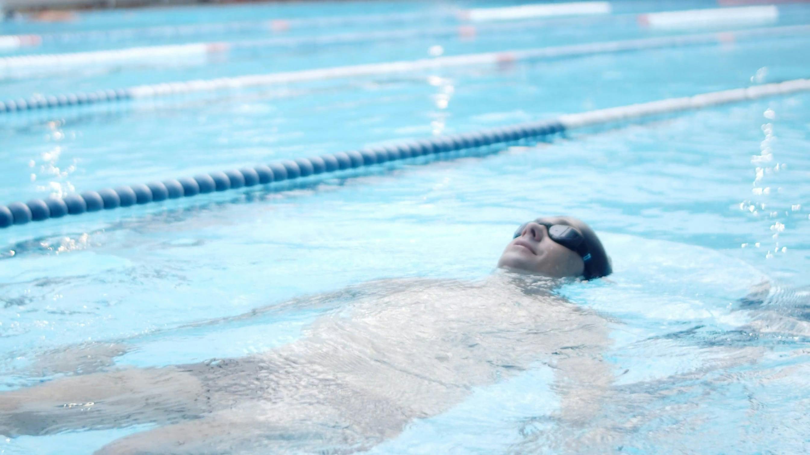 Man Doing a Floating Swimming Technique Free Stock Video Footage ...