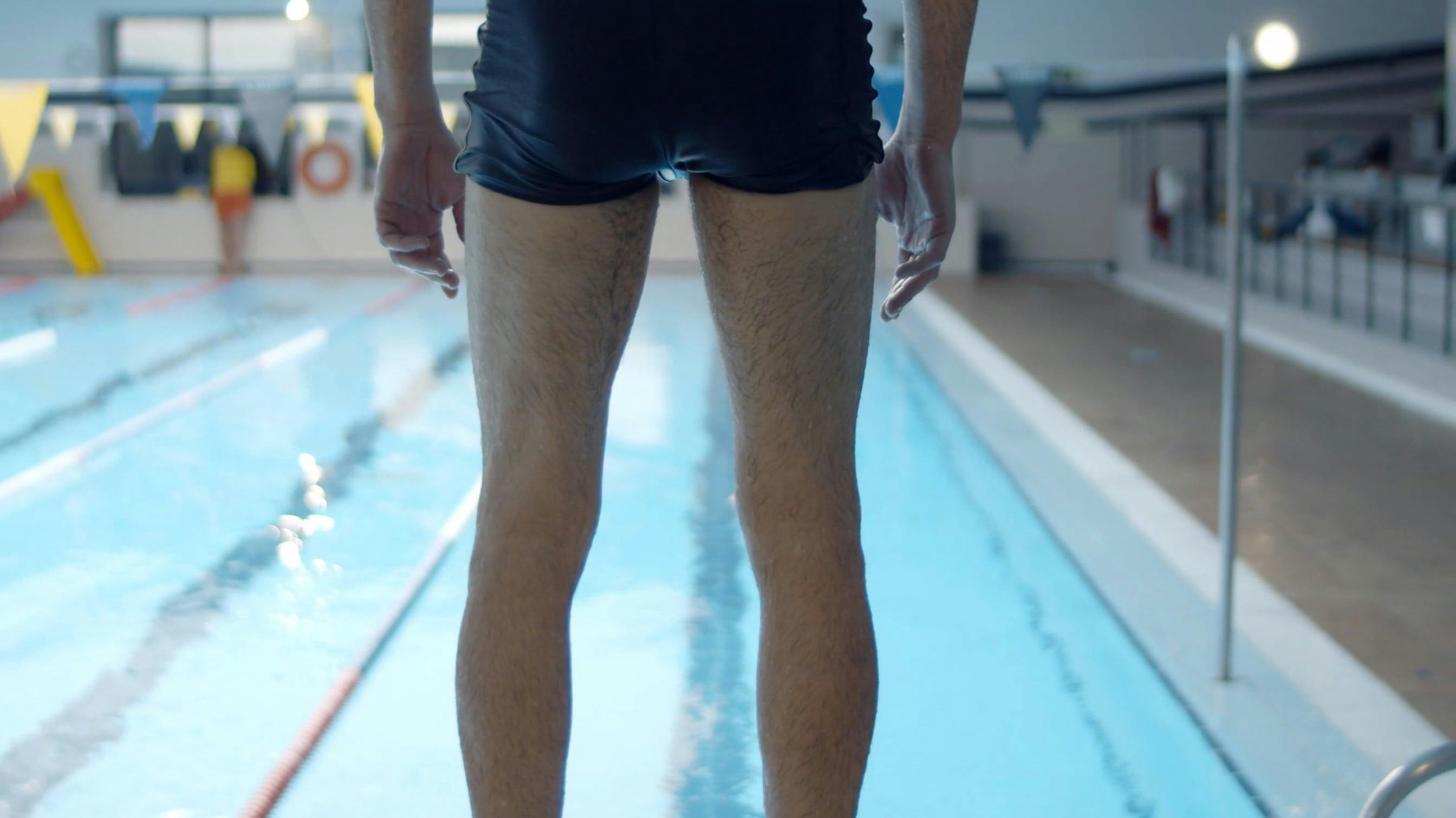 Top View Footage Of Someone Diving In The Pool Free Stock Video Footage ...