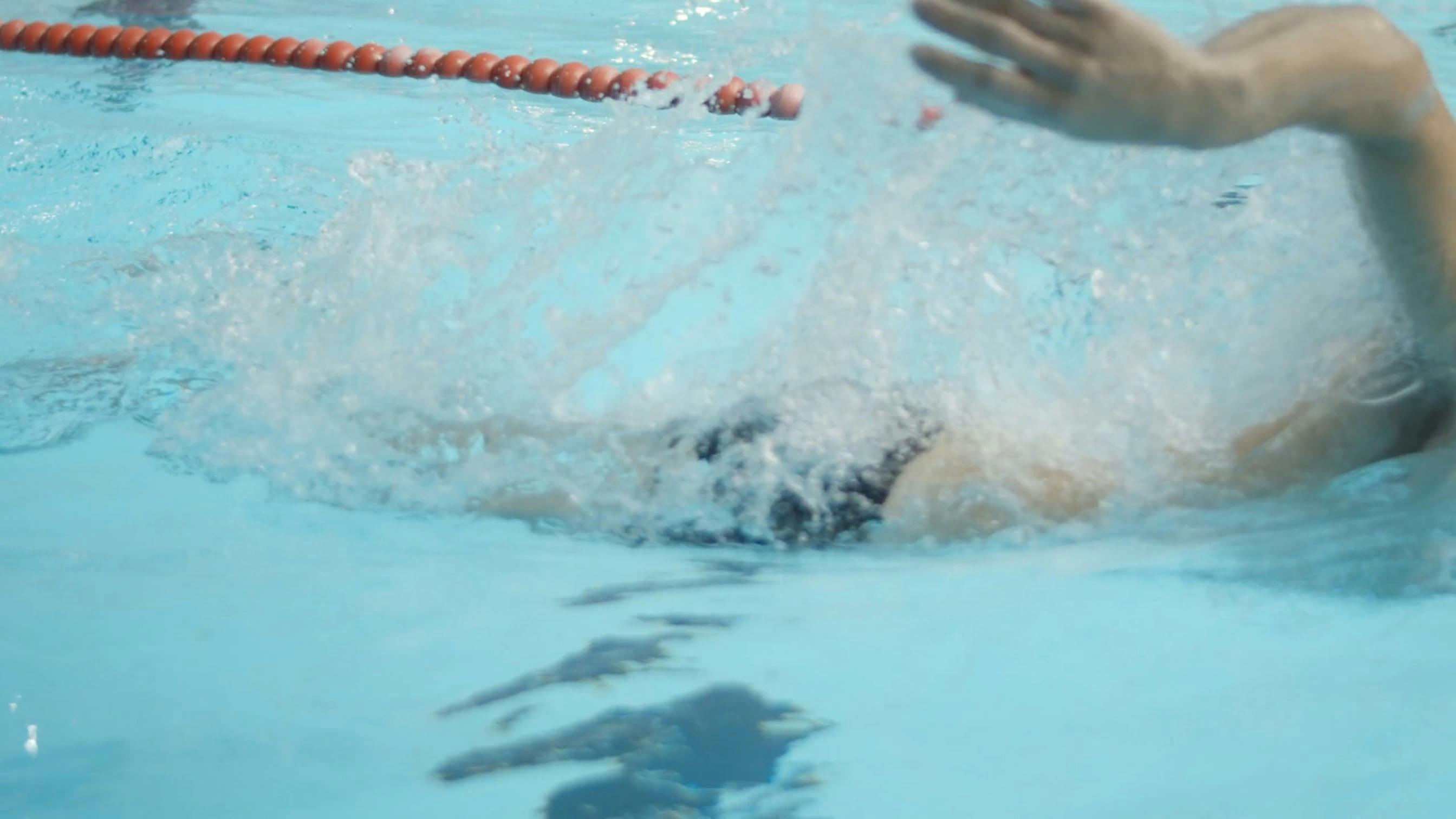 A Swimmer Doing Stretching · Free Stock Video