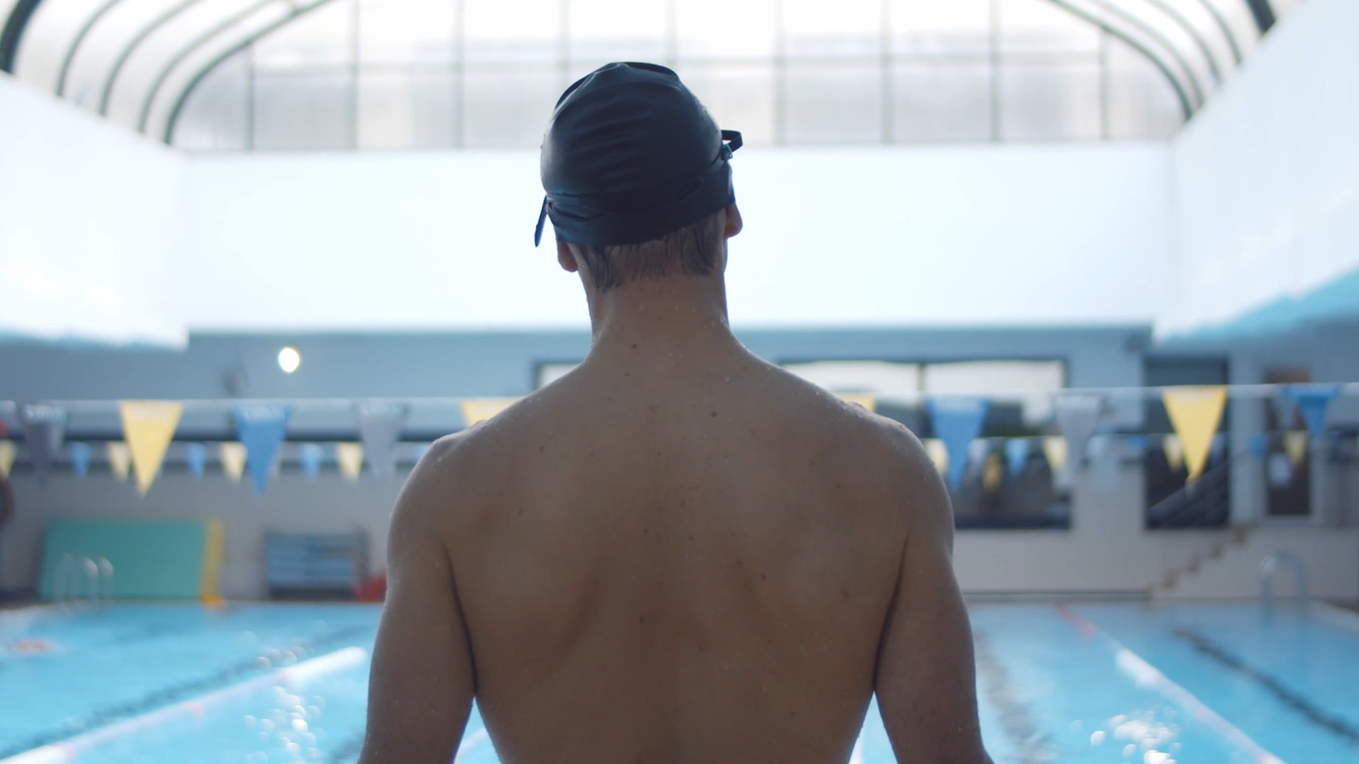 A Swimmer Doing Stretching Free Stock Video Footage, Royalty-Free 4K ...