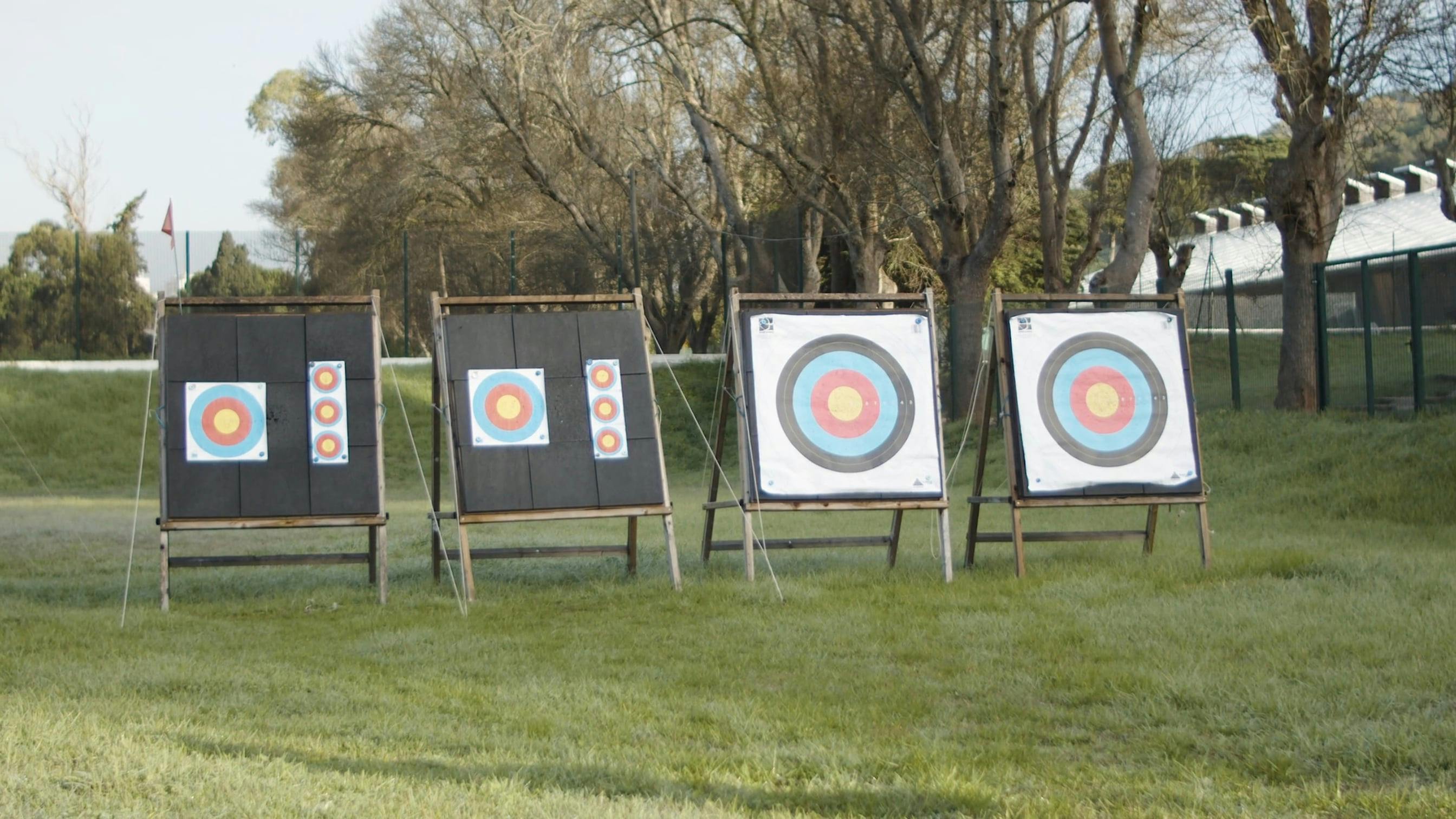 An Outdoor Archery Targets · Free Stock Video
