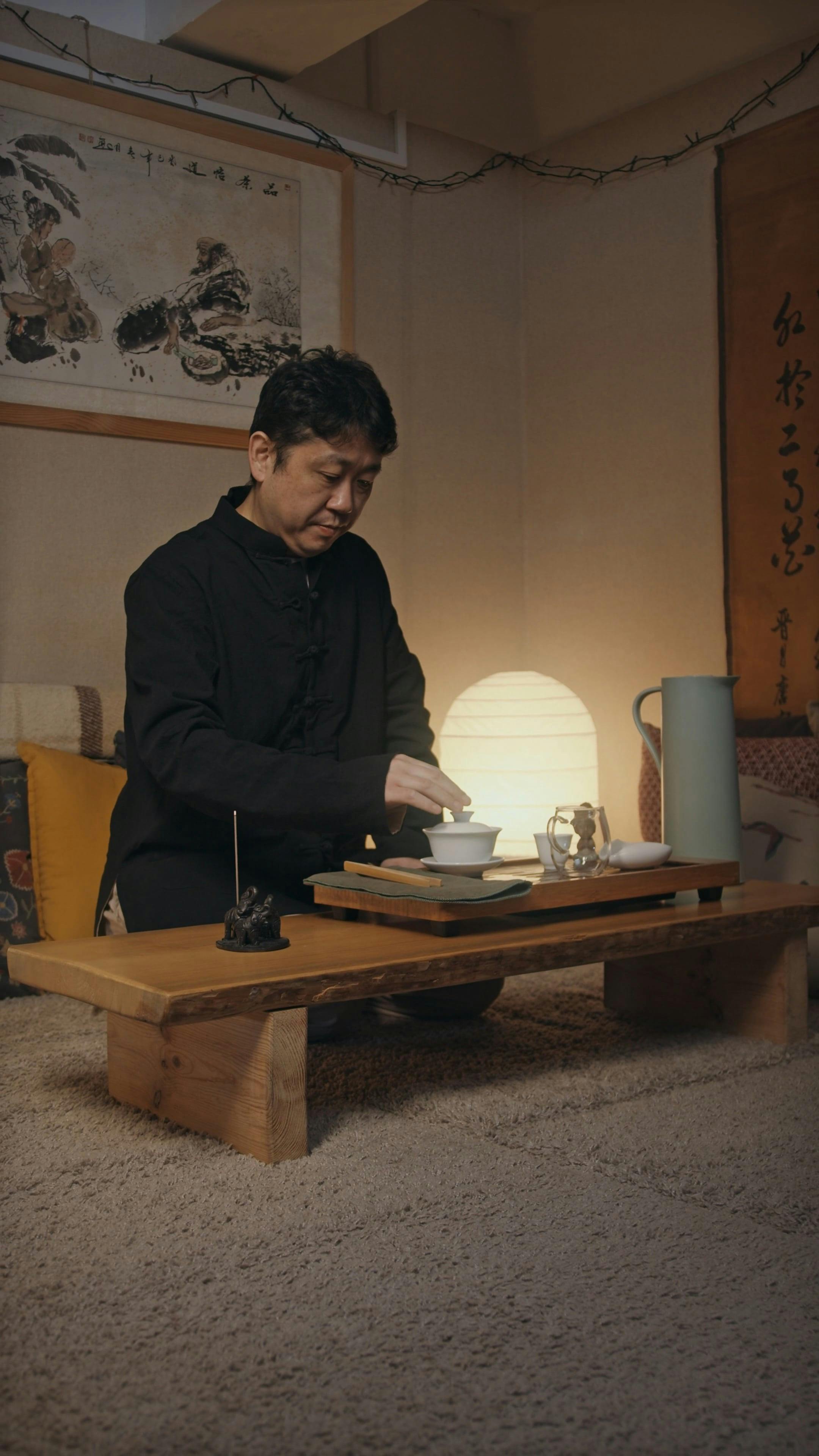 Man Pouring Tea Free Stock Video Footage, Royalty-Free 4K & HD Video Clip