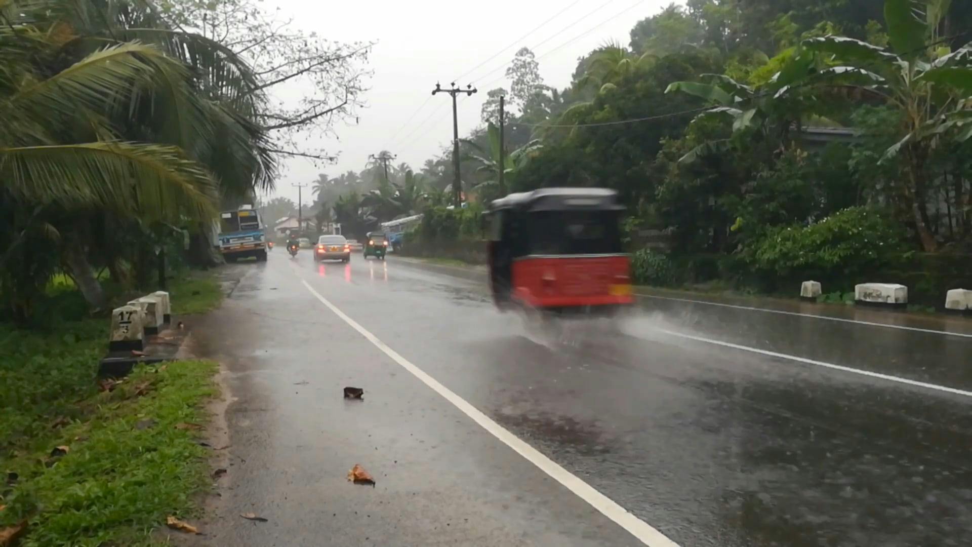 Driving On The City On A Rainy Day · Free Stock Video