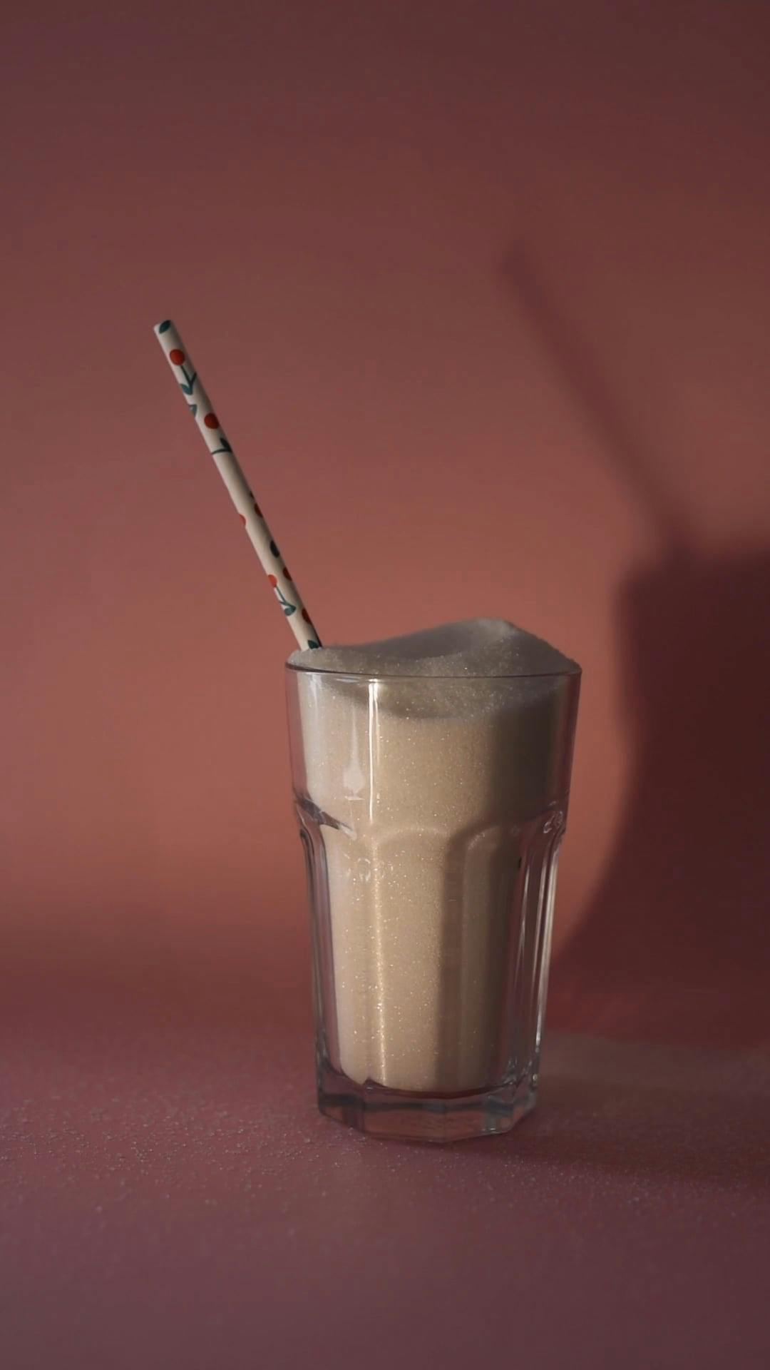 Close up Shot Glass Full of Sugar Cubes · Free Stock Video