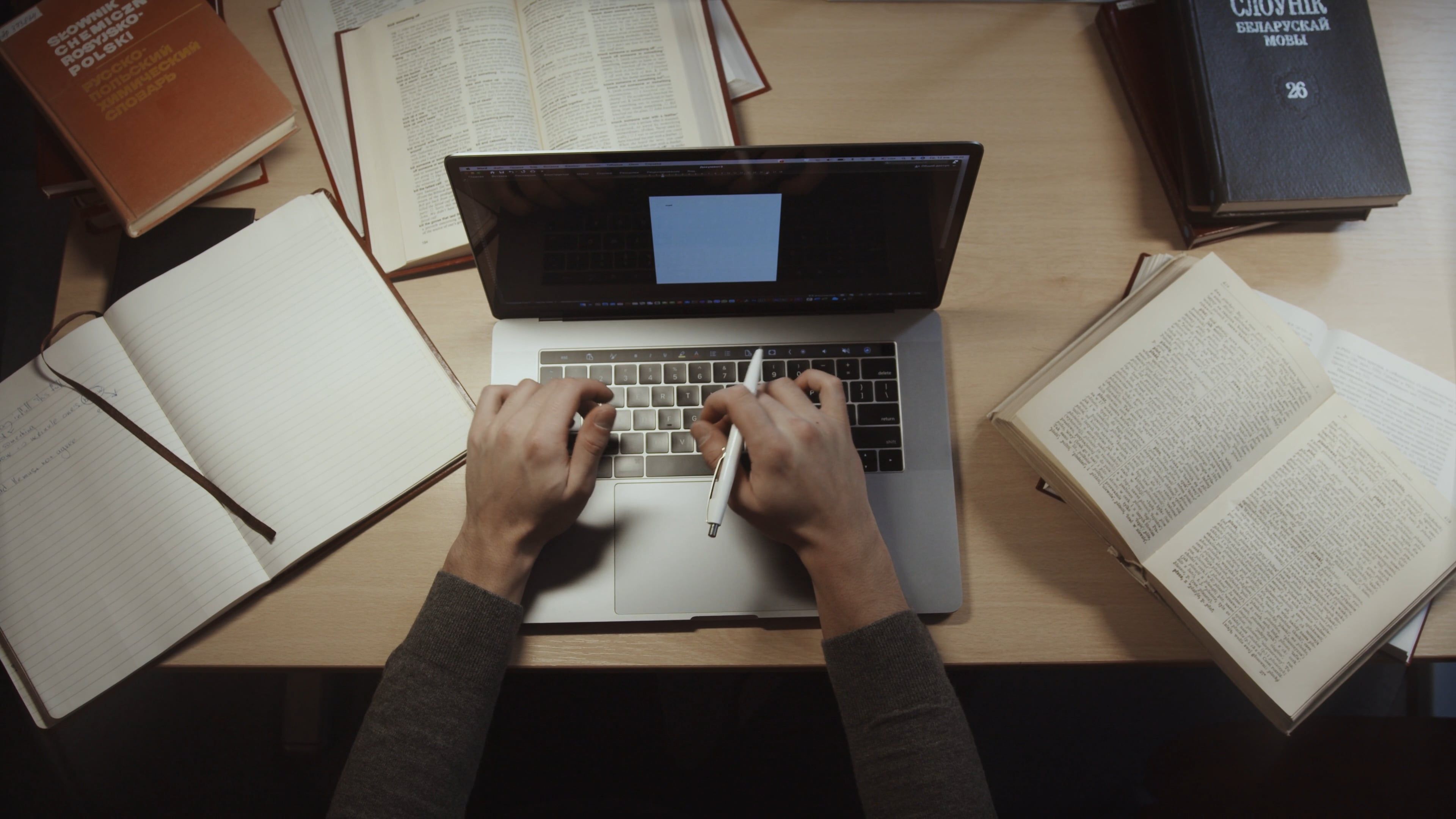 A Person Typing on a Laptop · Free Stock Video