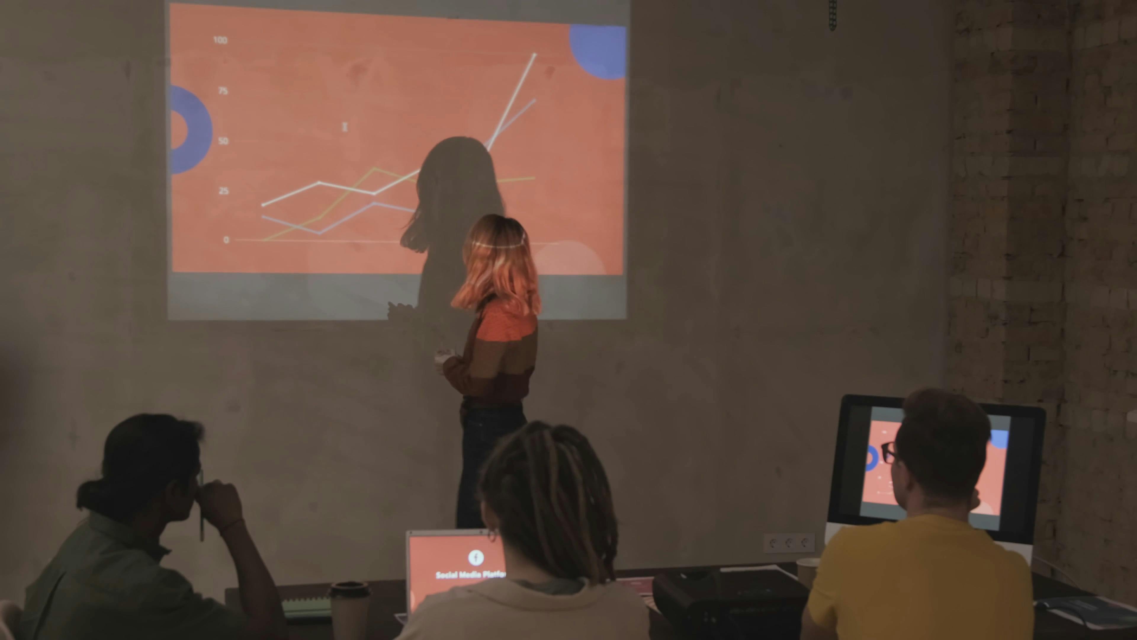 A Woman Discussing · Free Stock Video