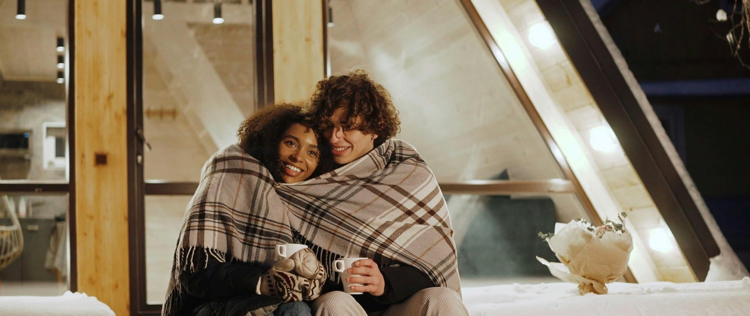 Couple Getting Warm Together Free Stock Video Footage, Royalty-Free 4K ...