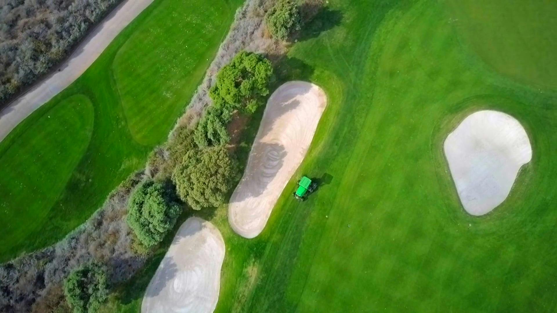 Drone Footage Of A Golf Course · Free Stock Video