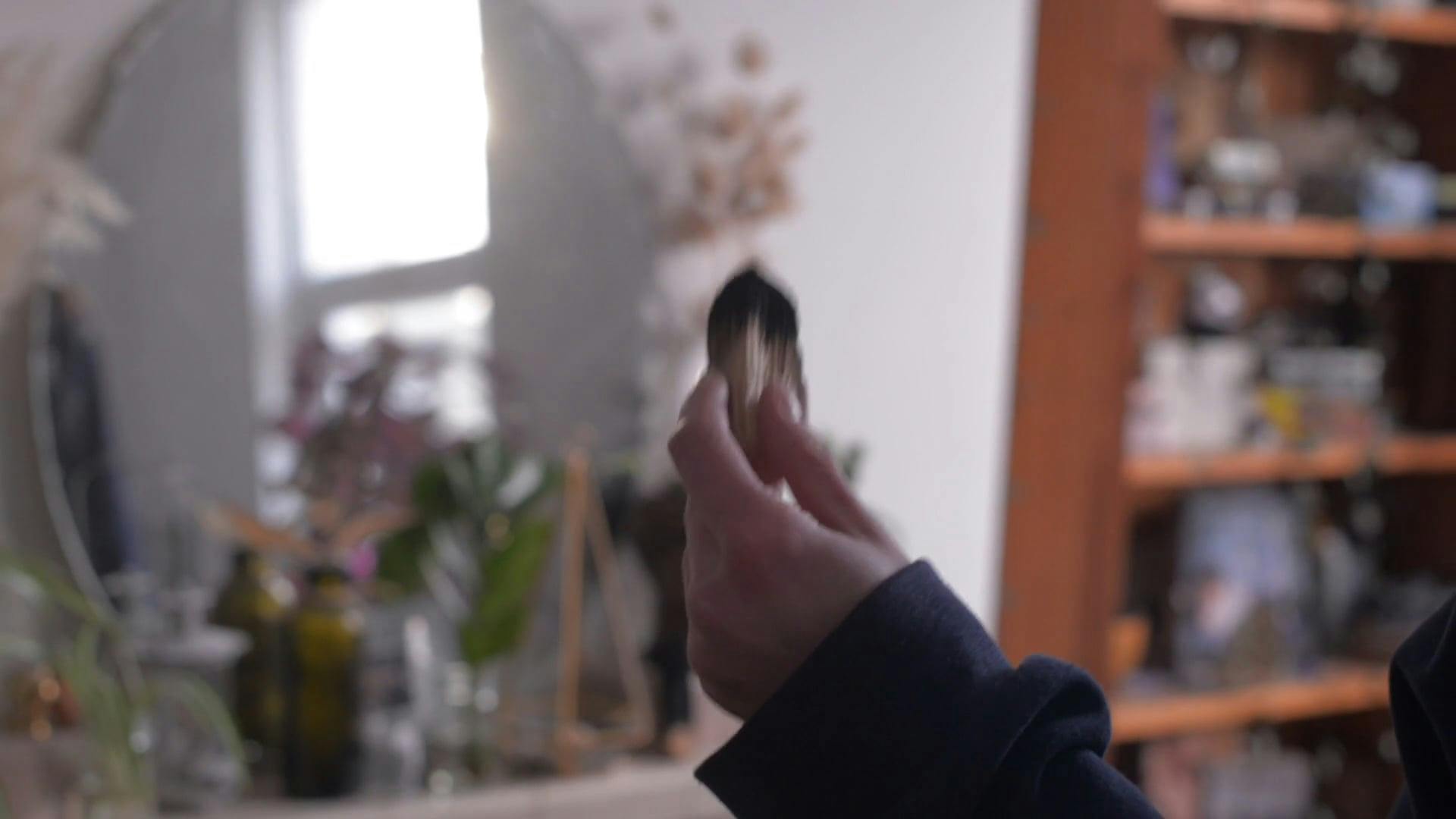 A Close-Up Video of a Woman Smudging with Palo Santo Free Stock Video ...