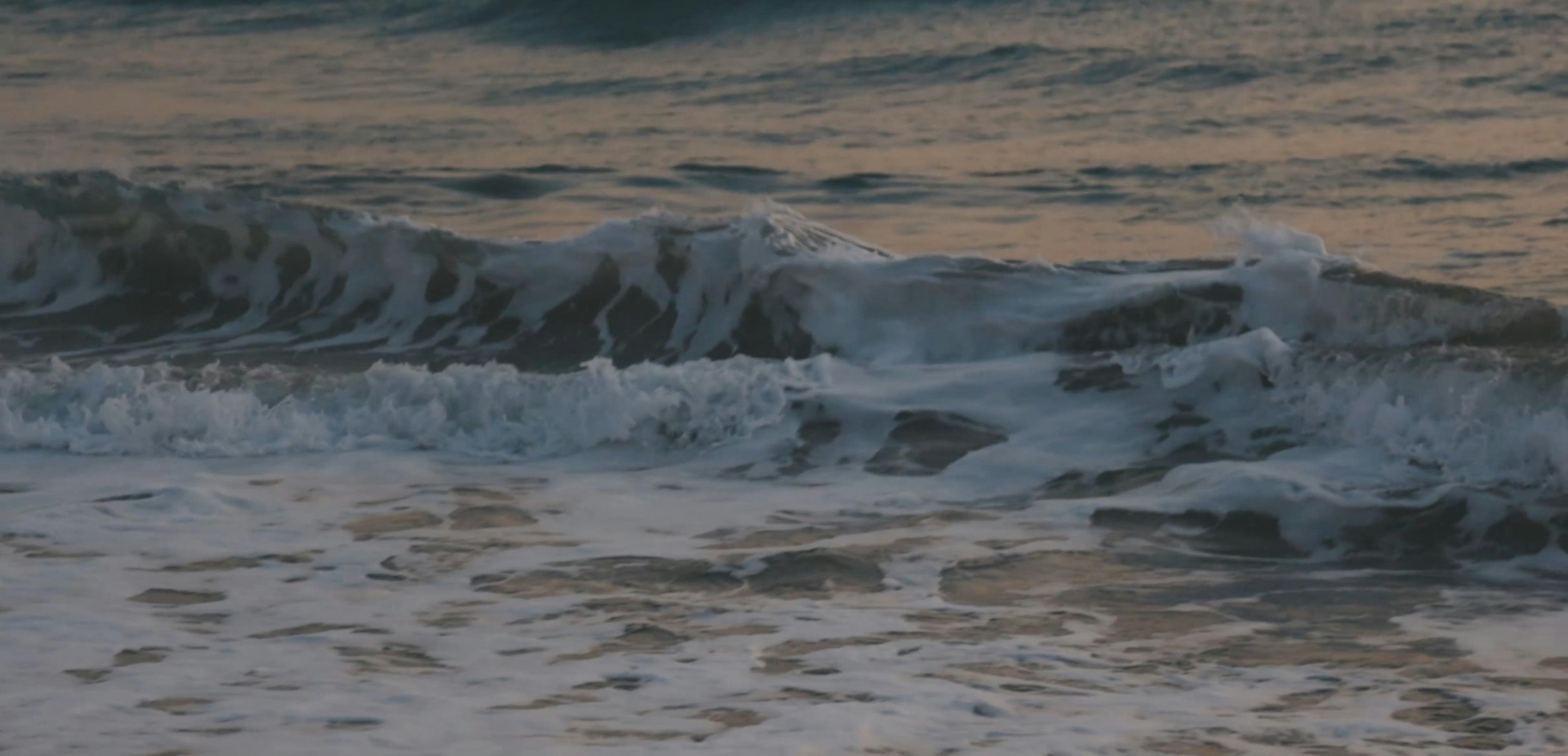 Waves Crashing on the Shore · Free Stock Video