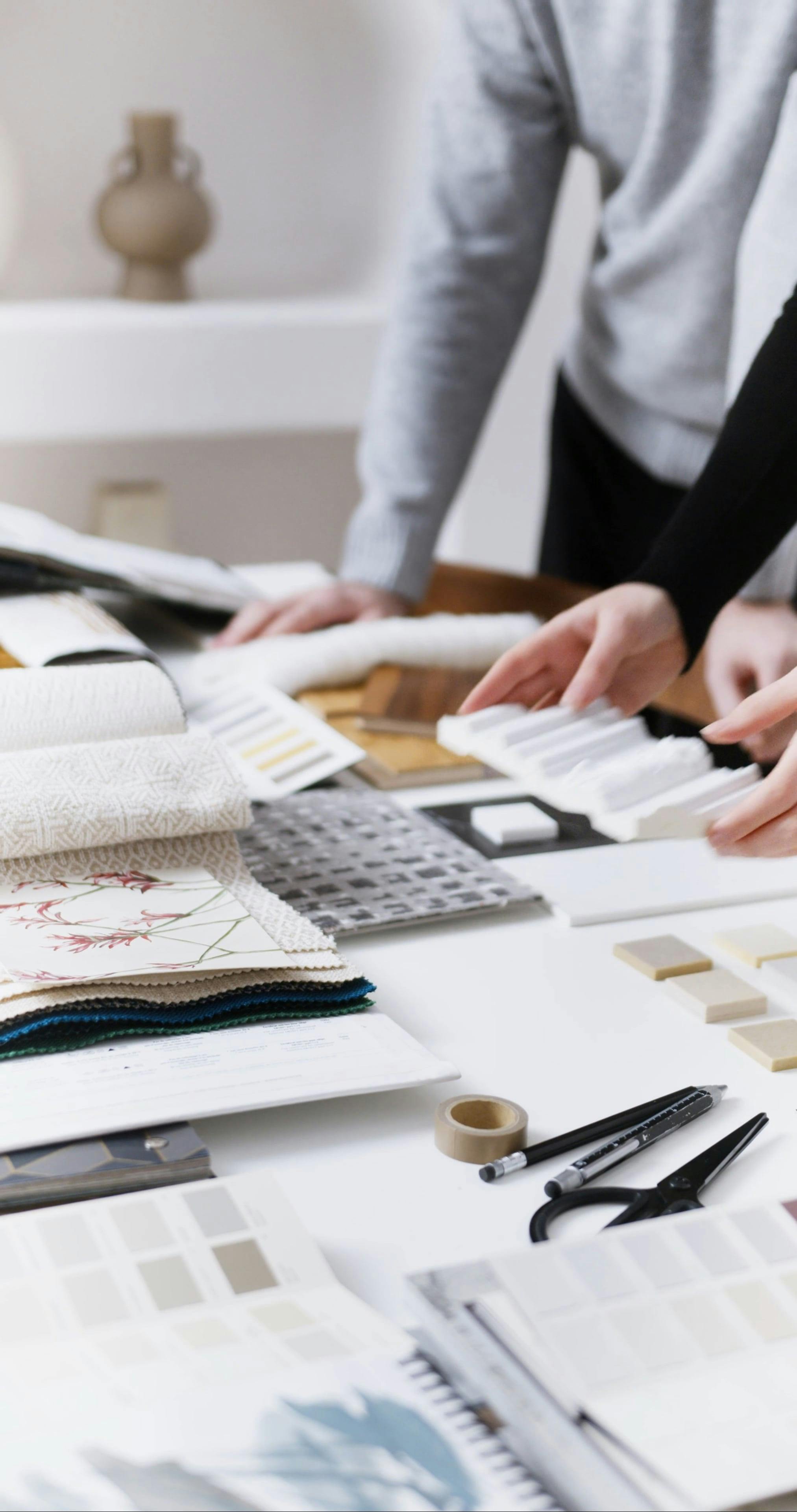 People Looking at the Color Palette Free Stock Video Footage, Royalty ...