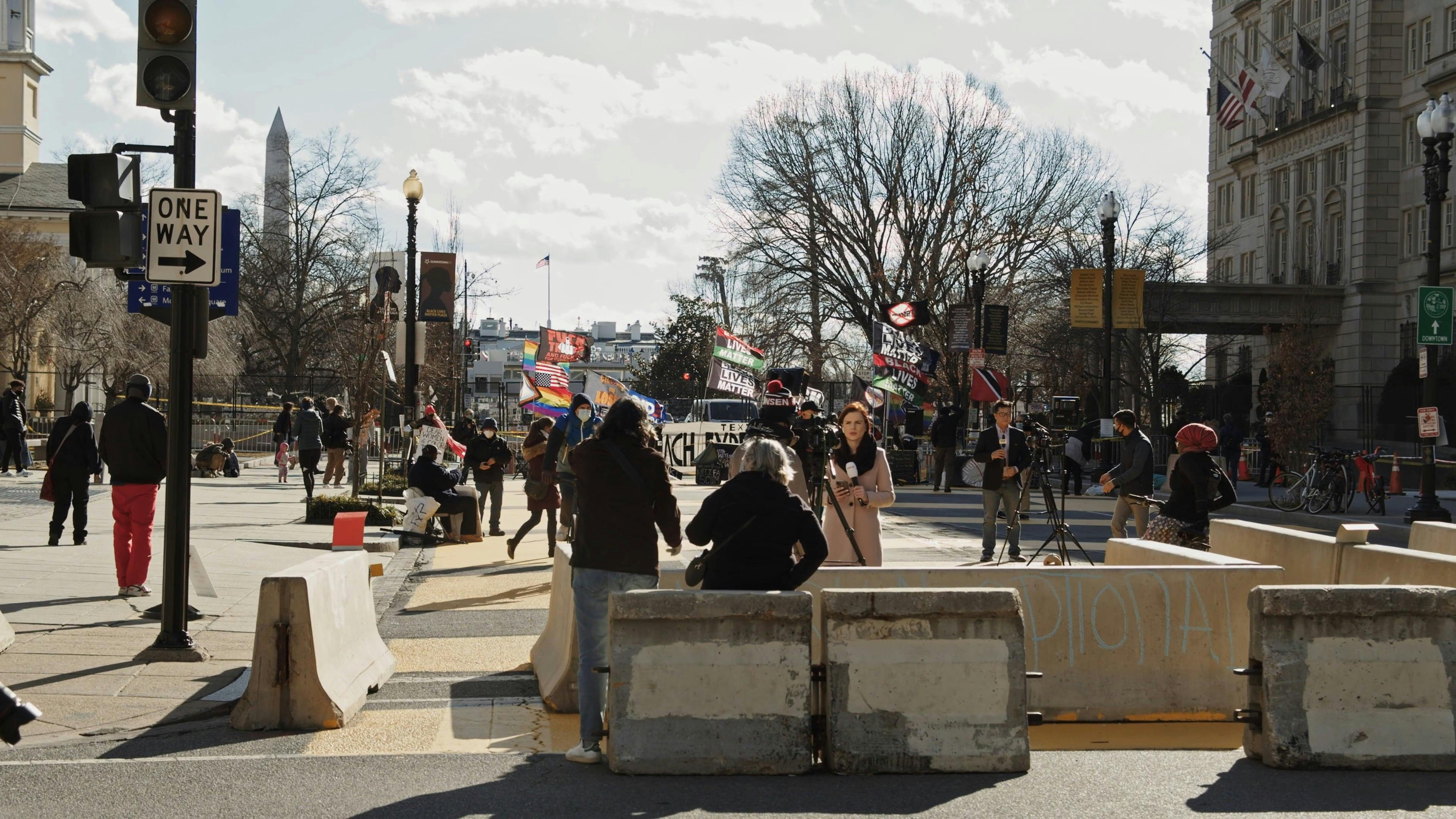 Protest in Washington DC · Free Stock Video