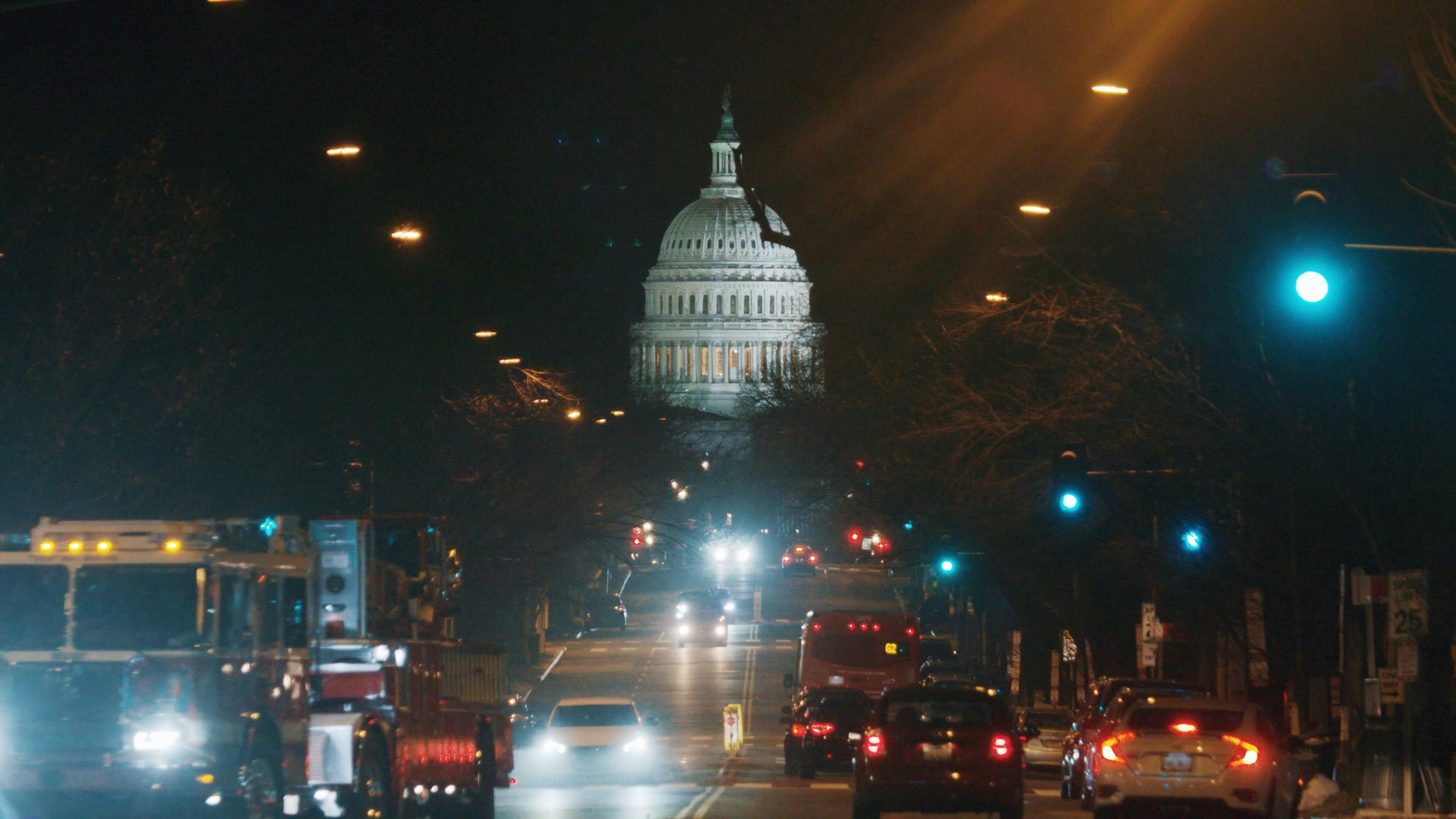 Traffic in Washington DC Free Stock Video Footage, Royalty-Free 4K & HD ...