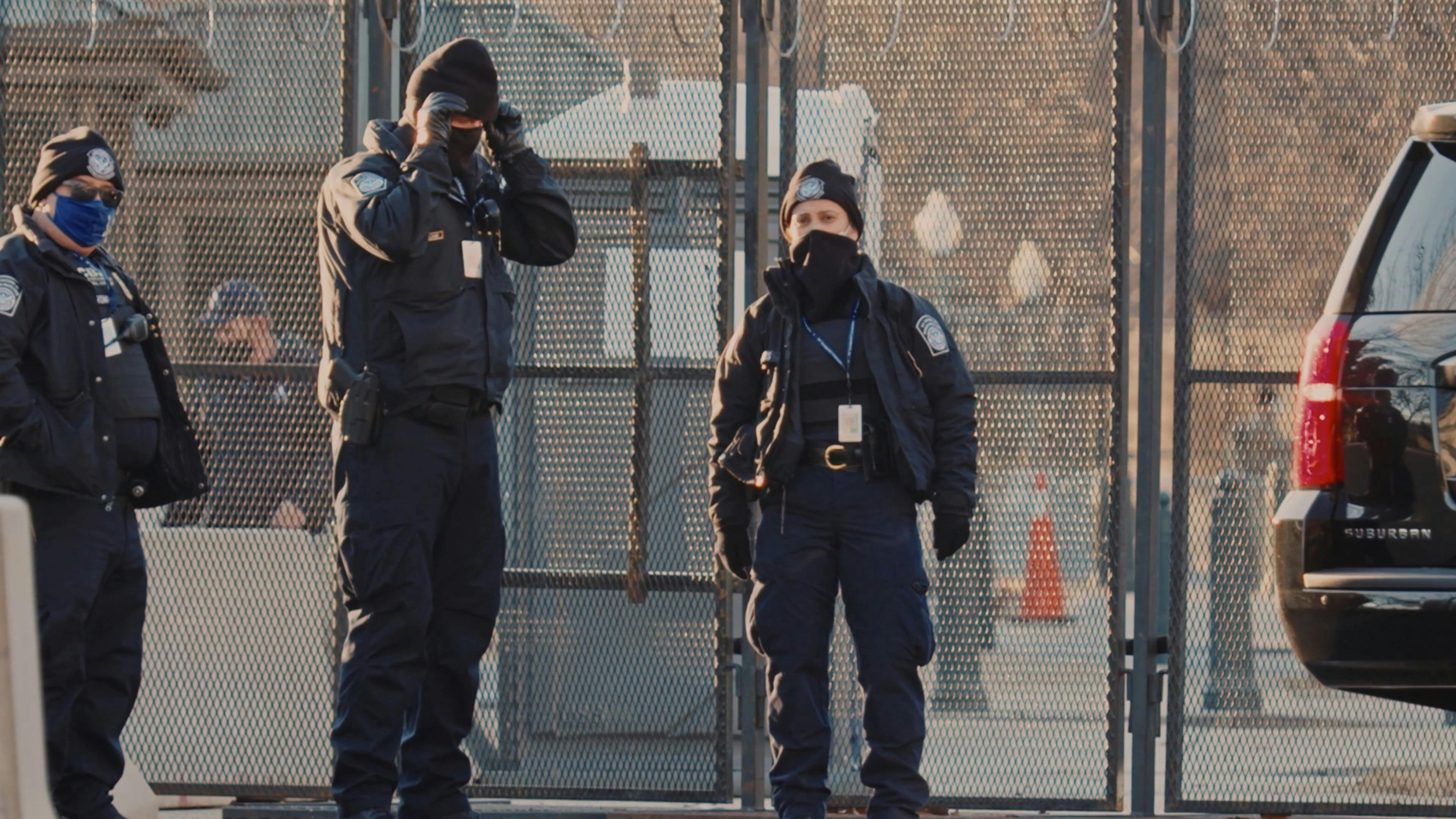 A Footage of Police Officer Standing on the Street Free Stock Video ...