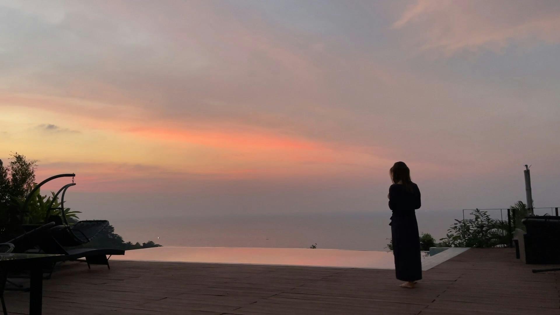 Woman in a Infinity Pool Free Stock Video Footage, Royalty-Free 4K & HD ...