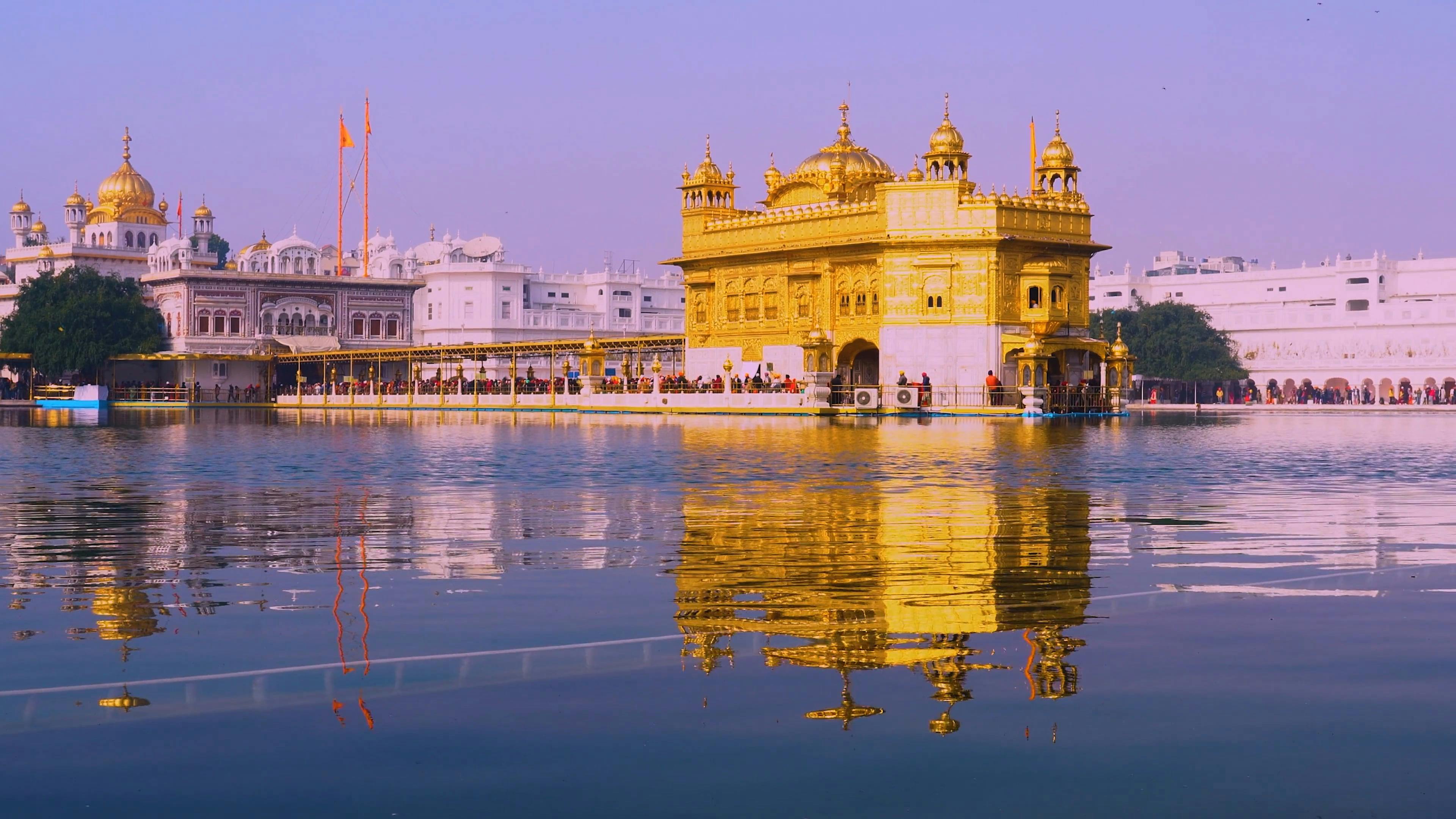 Golden Monument Near Body of Water Free Stock Video Footage, Royalty ...