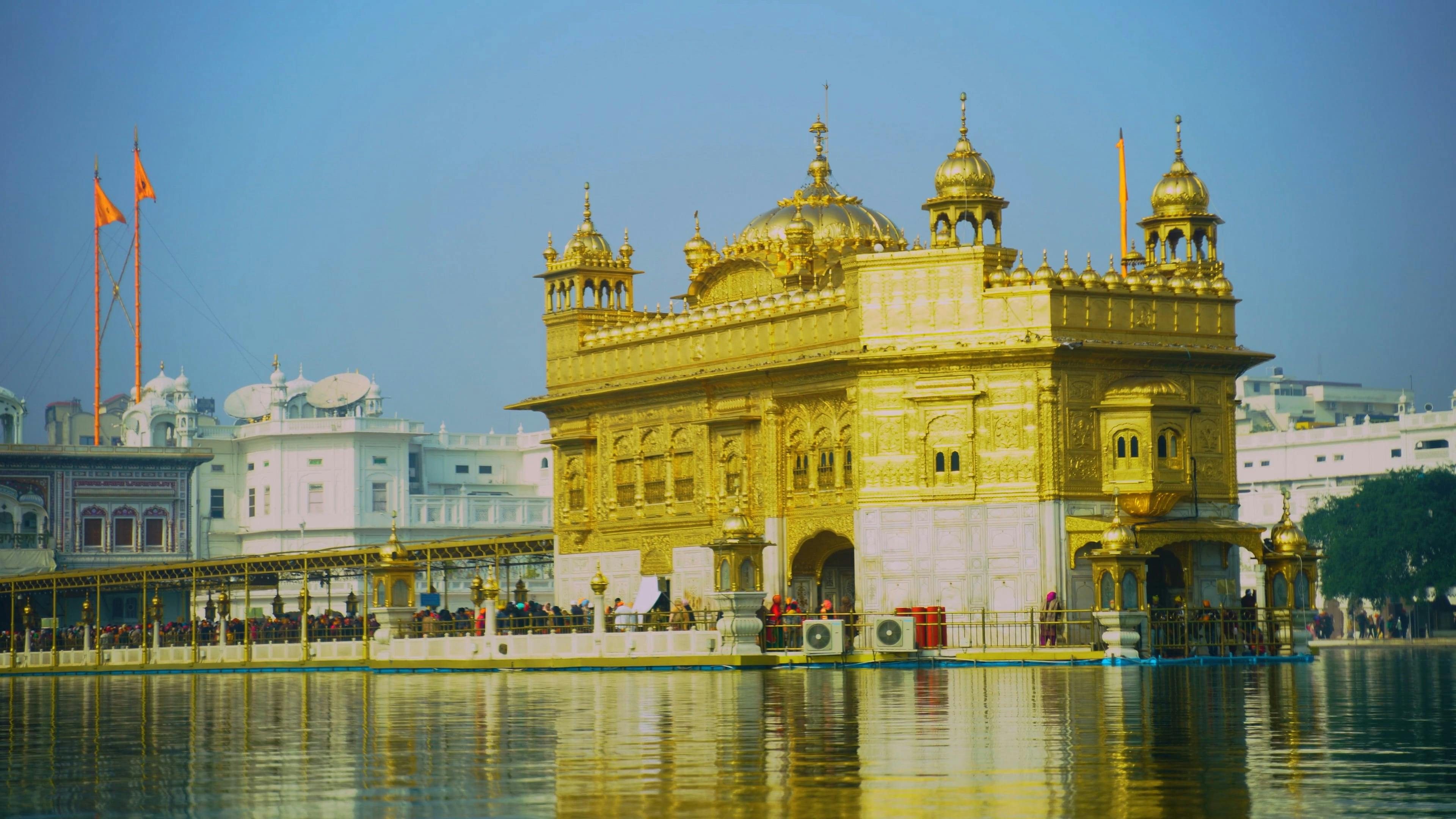 The Golden Temple in India Free Stock Video Footage, Royalty-Free 4K ...