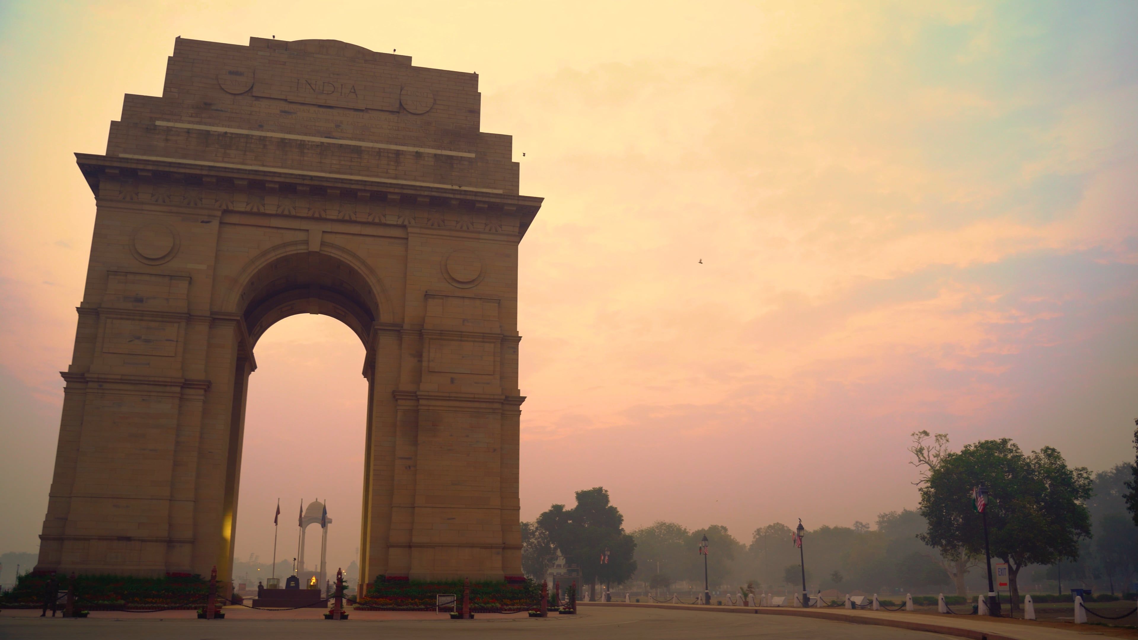 India Gate on a Hazy Day Free Stock Video Footage, Royalty-Free 4K & HD ...