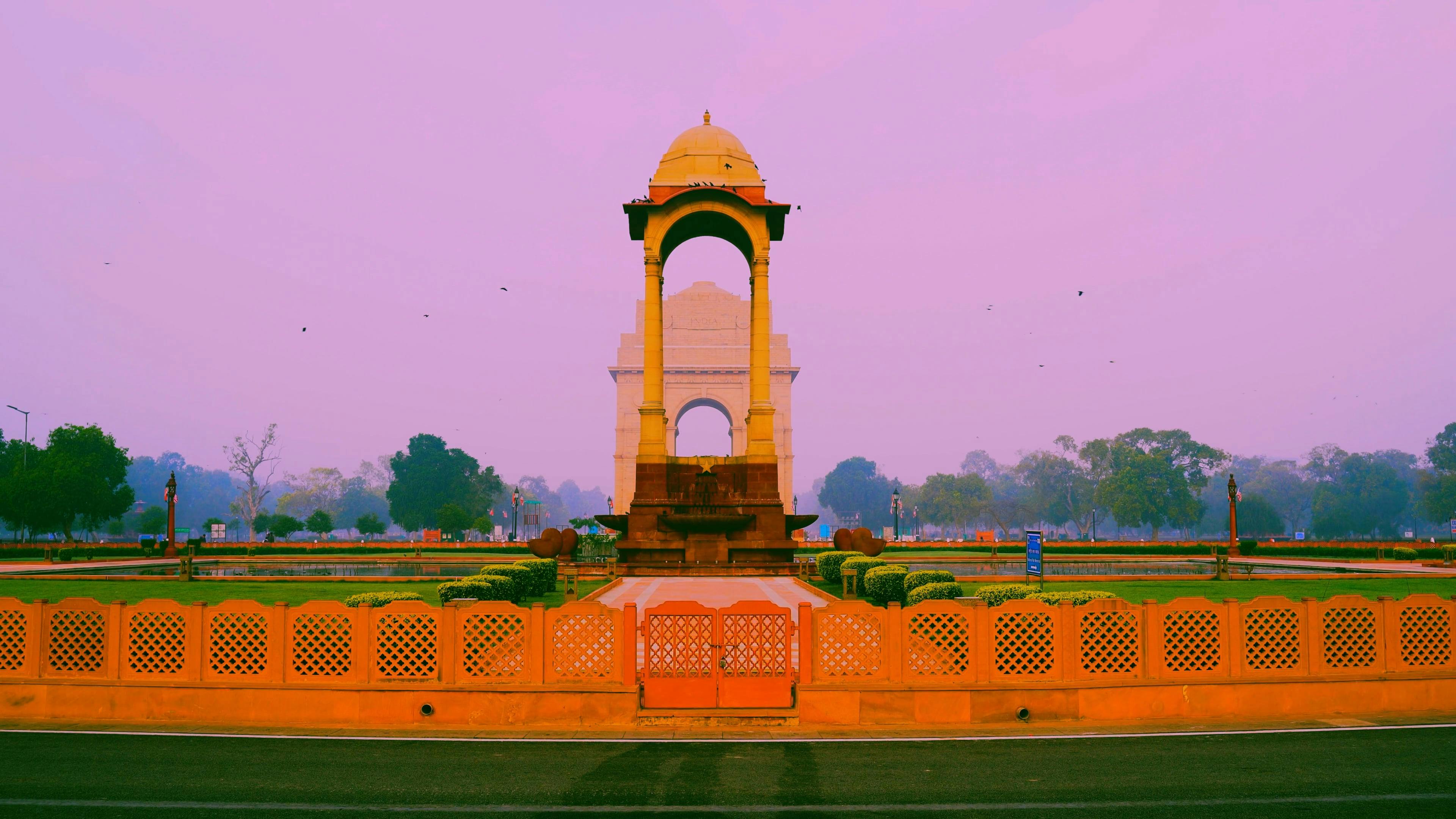 Indian Gate Free Stock Video Footage, Royalty-Free 4K & HD Video Clip
