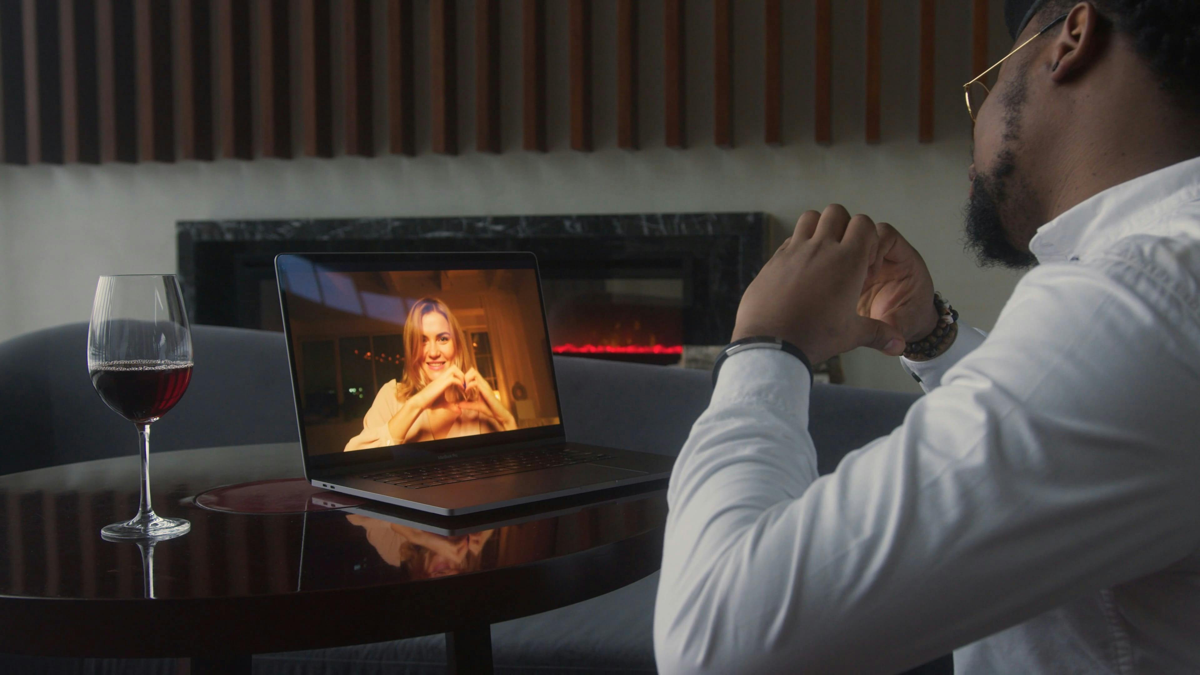 A Couple Talking Through Video Call · Free Stock Video