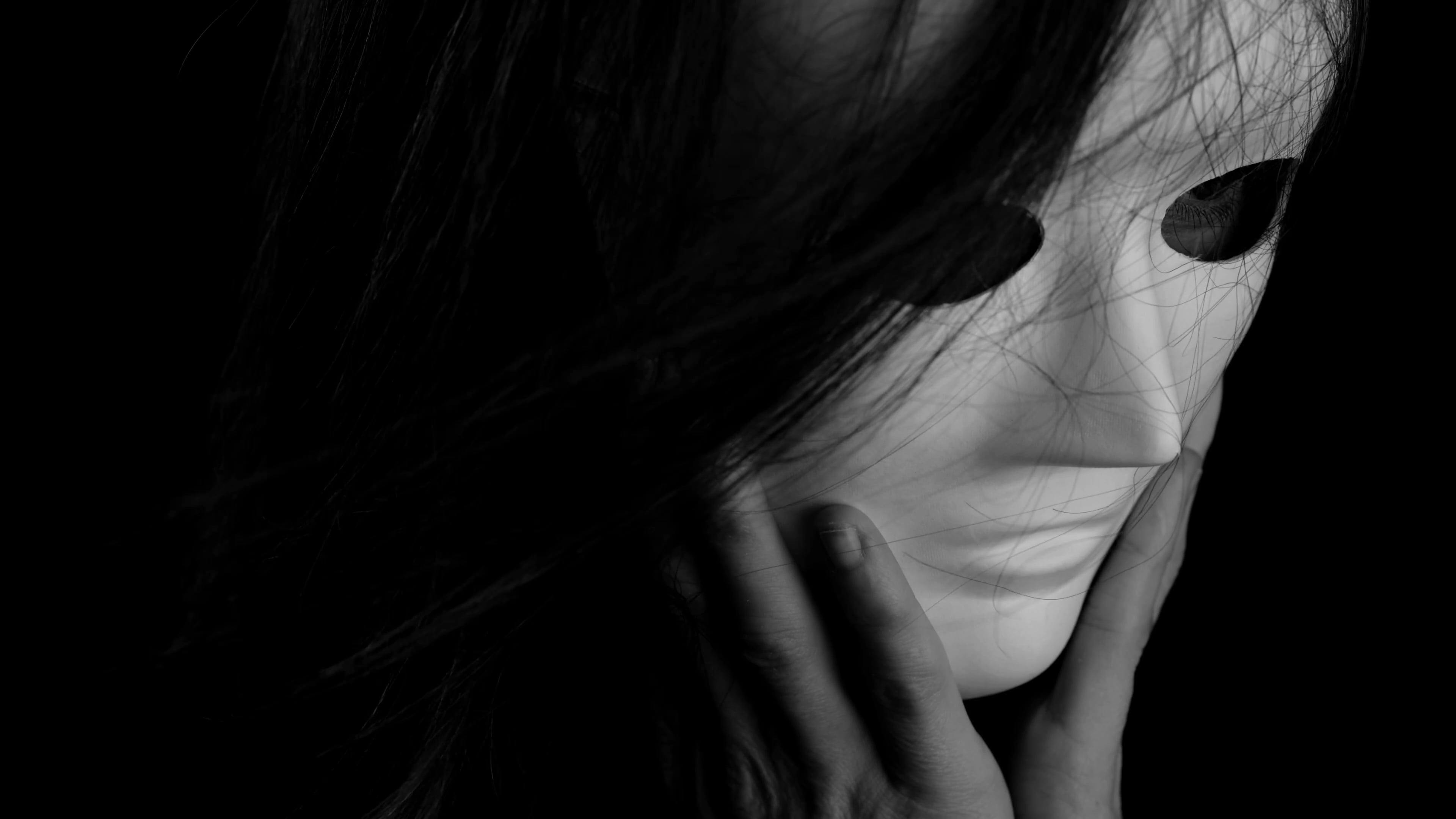 A Person Holding a Mask on the Face Free Stock Video Footage, Royalty ...