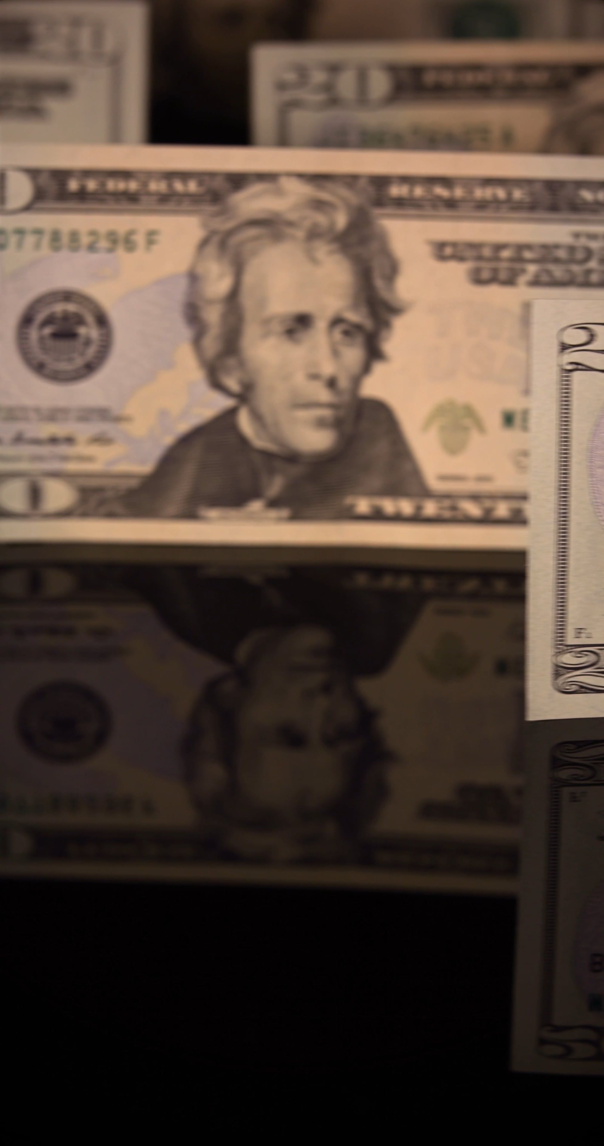 A Panning Shot of Bank Notes Free Stock Video Footage, Royalty-Free 4K ...