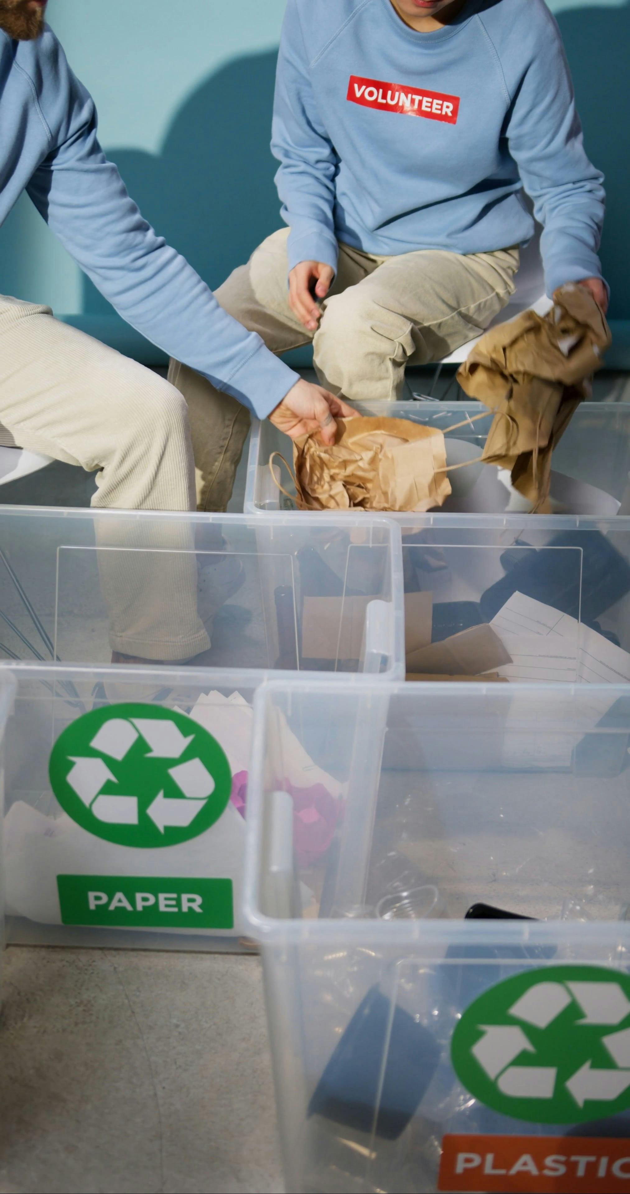 People Segregating Waste Materials · Free Stock Video