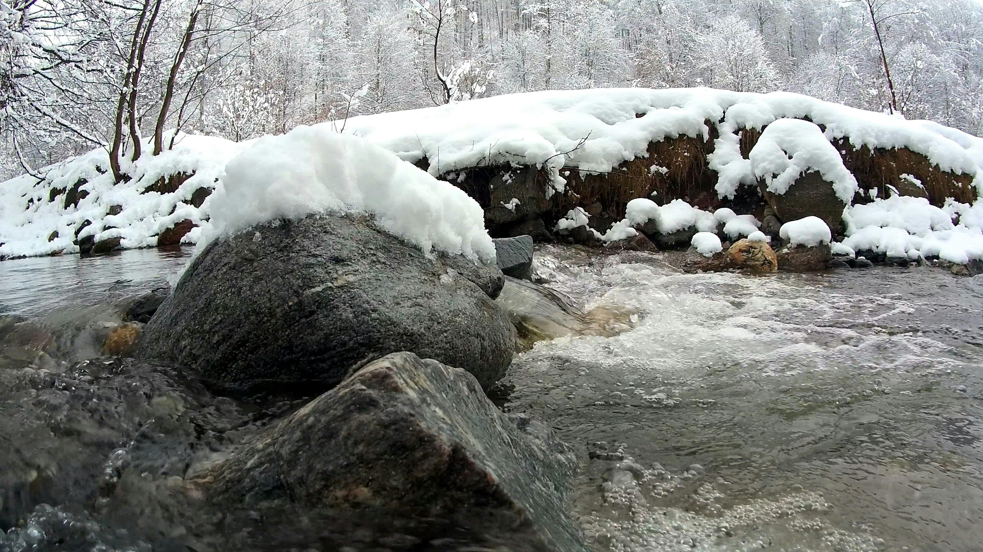 Snowy River Bank Free Stock Video Footage, Royalty-Free 4K & HD Video Clip