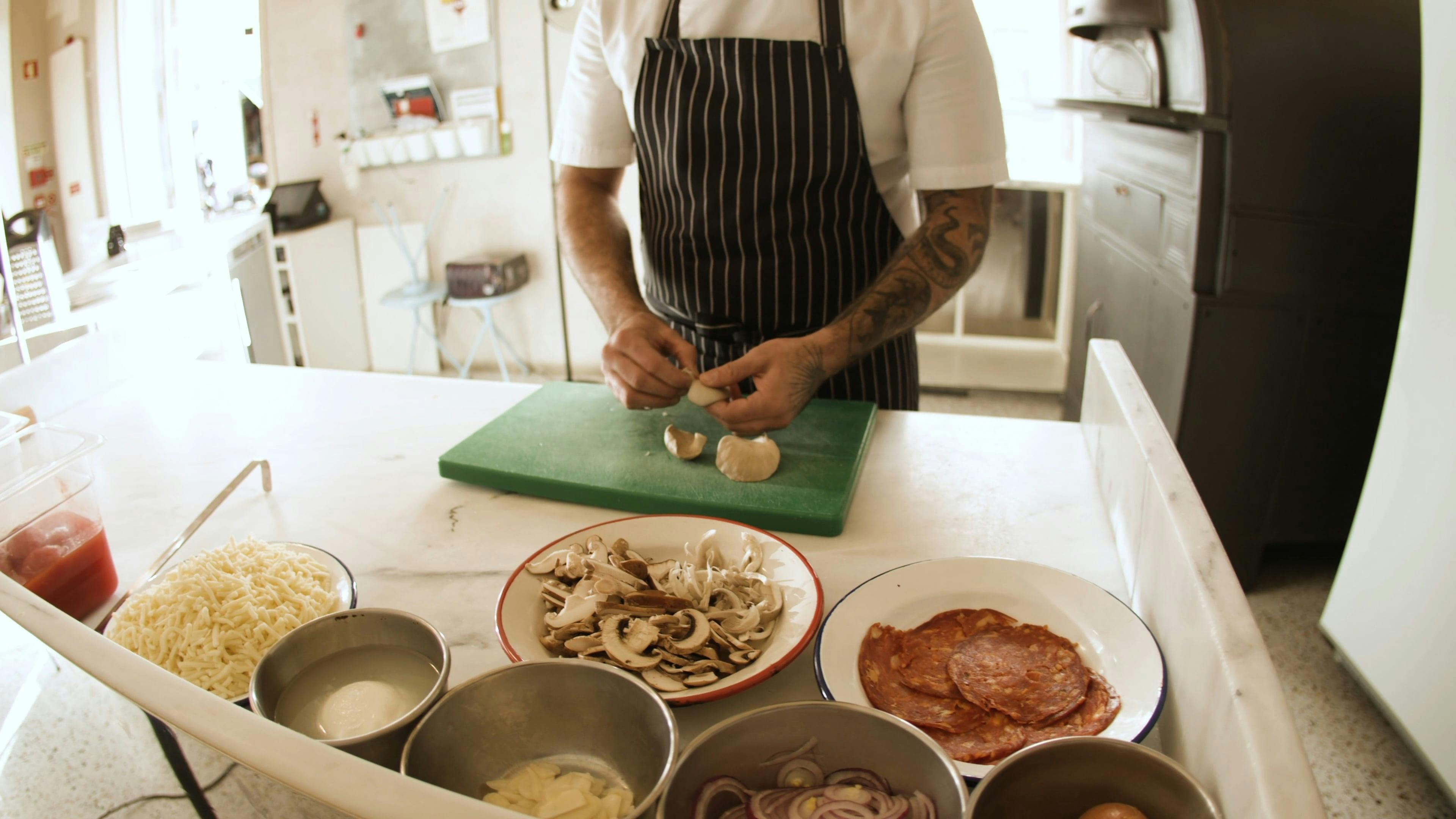 Person Preparing to Cook · Free Stock Video