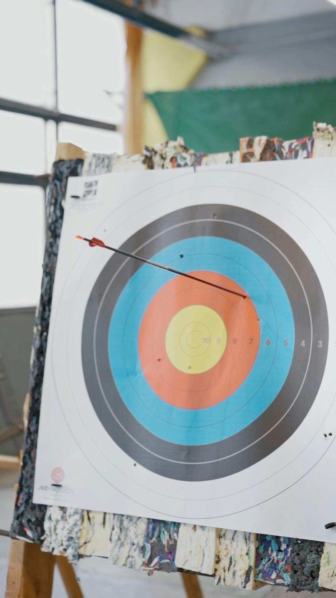 A Person Pulling Arrow From the Target Free Stock Video Footage ...