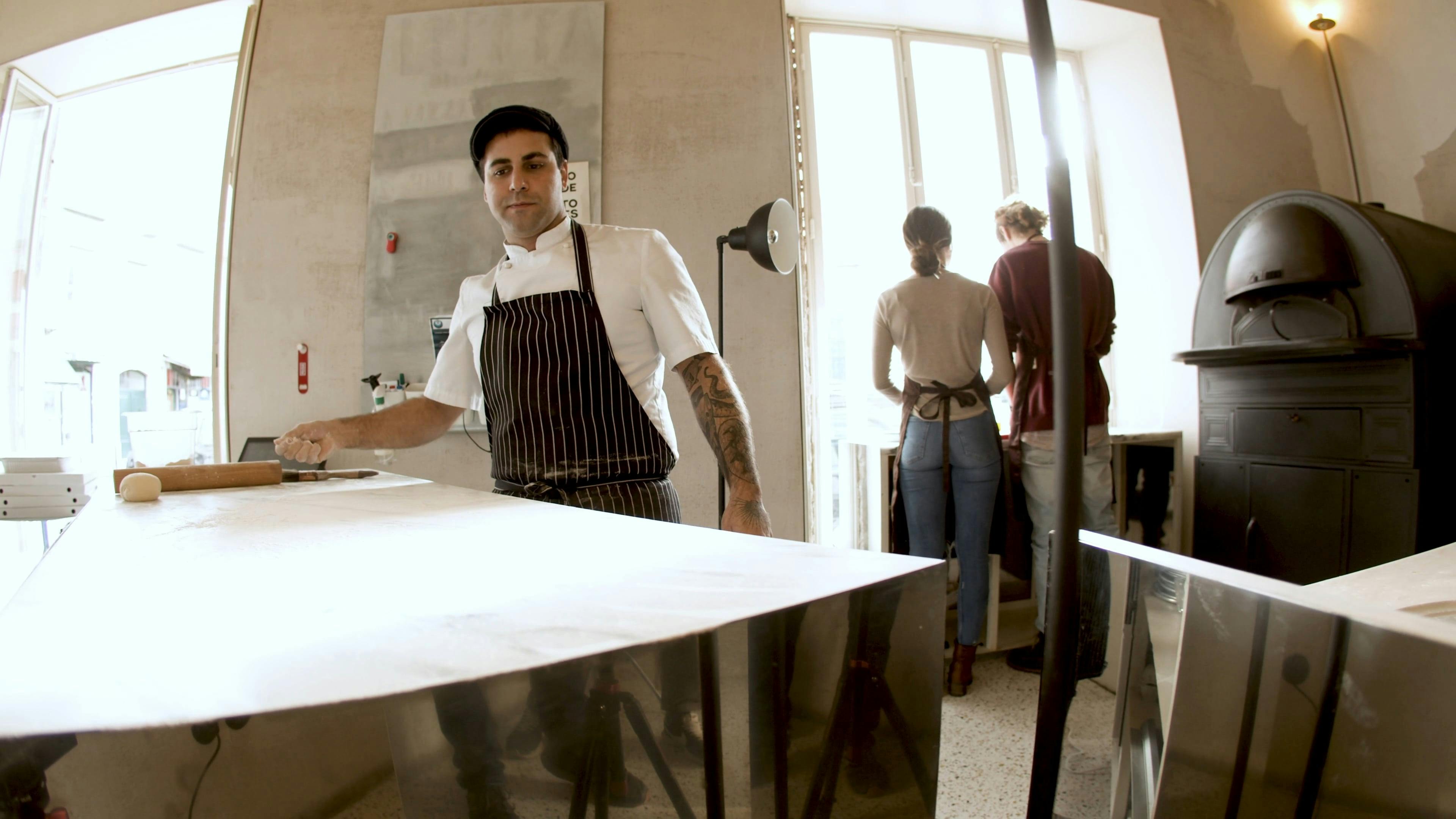 Chef Throwing Flour Over Table Free Stock Video Footage, Royalty-Free ...