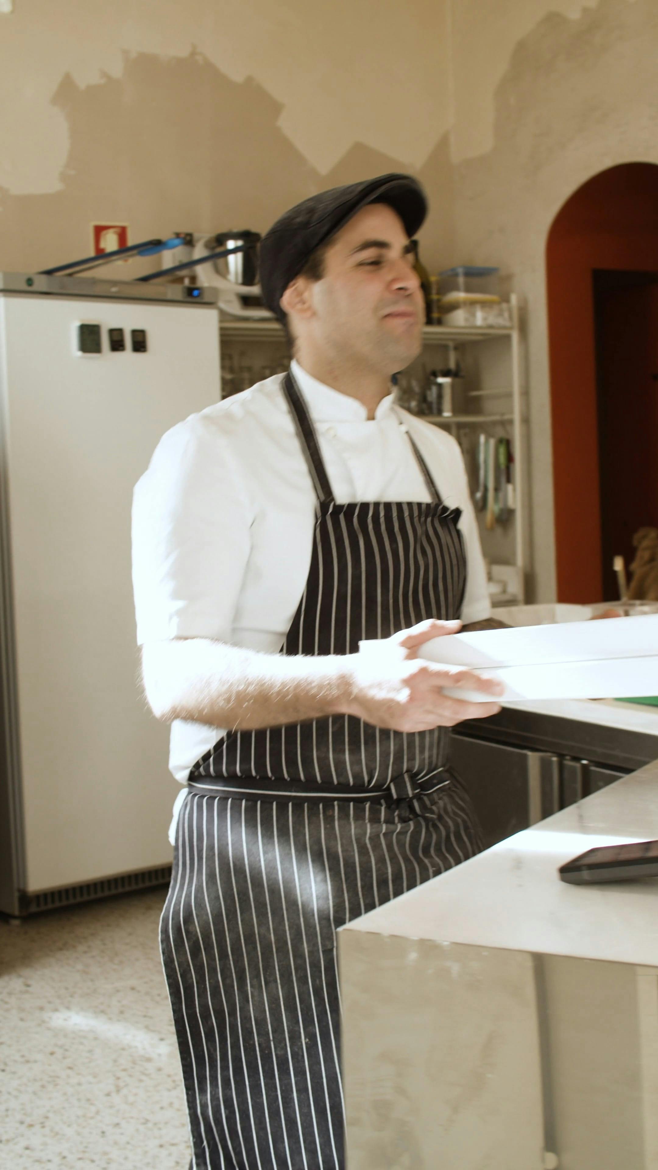 A Chef Giving the Customer His Orders and Processing its Payment Free ...