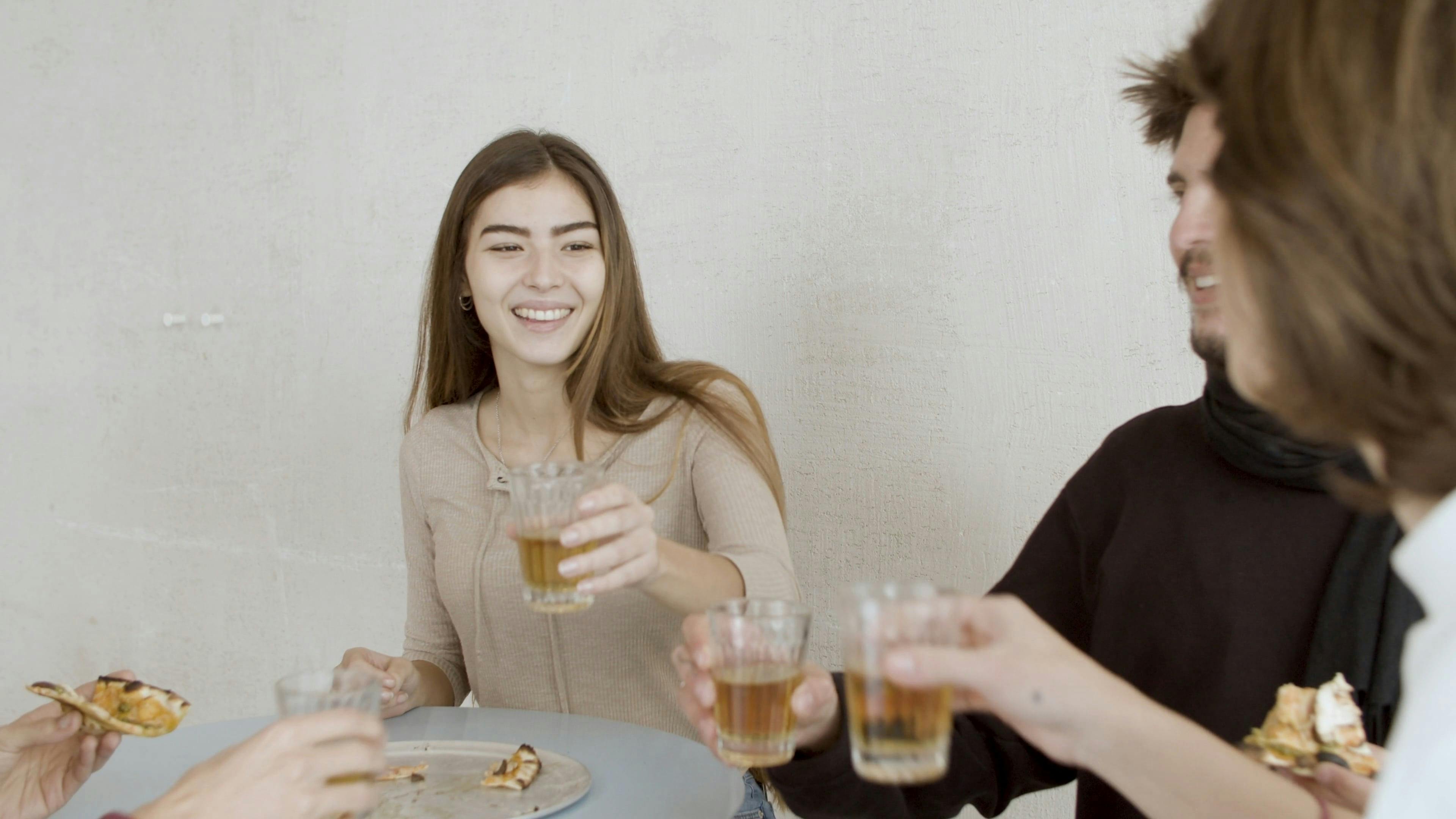 People Drinking Together · Free Stock Video