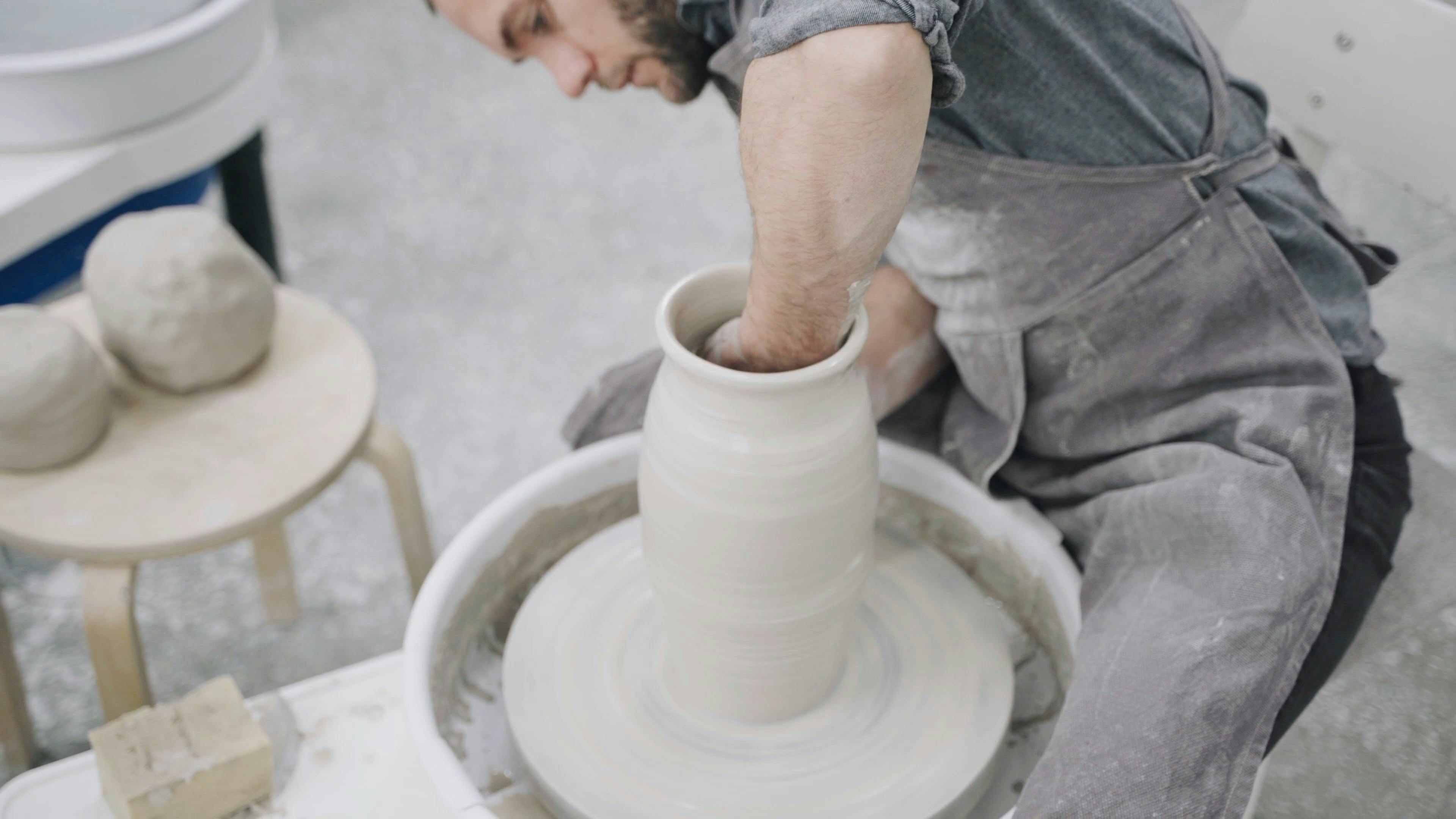 Person Making Ceramics · Free Stock Video