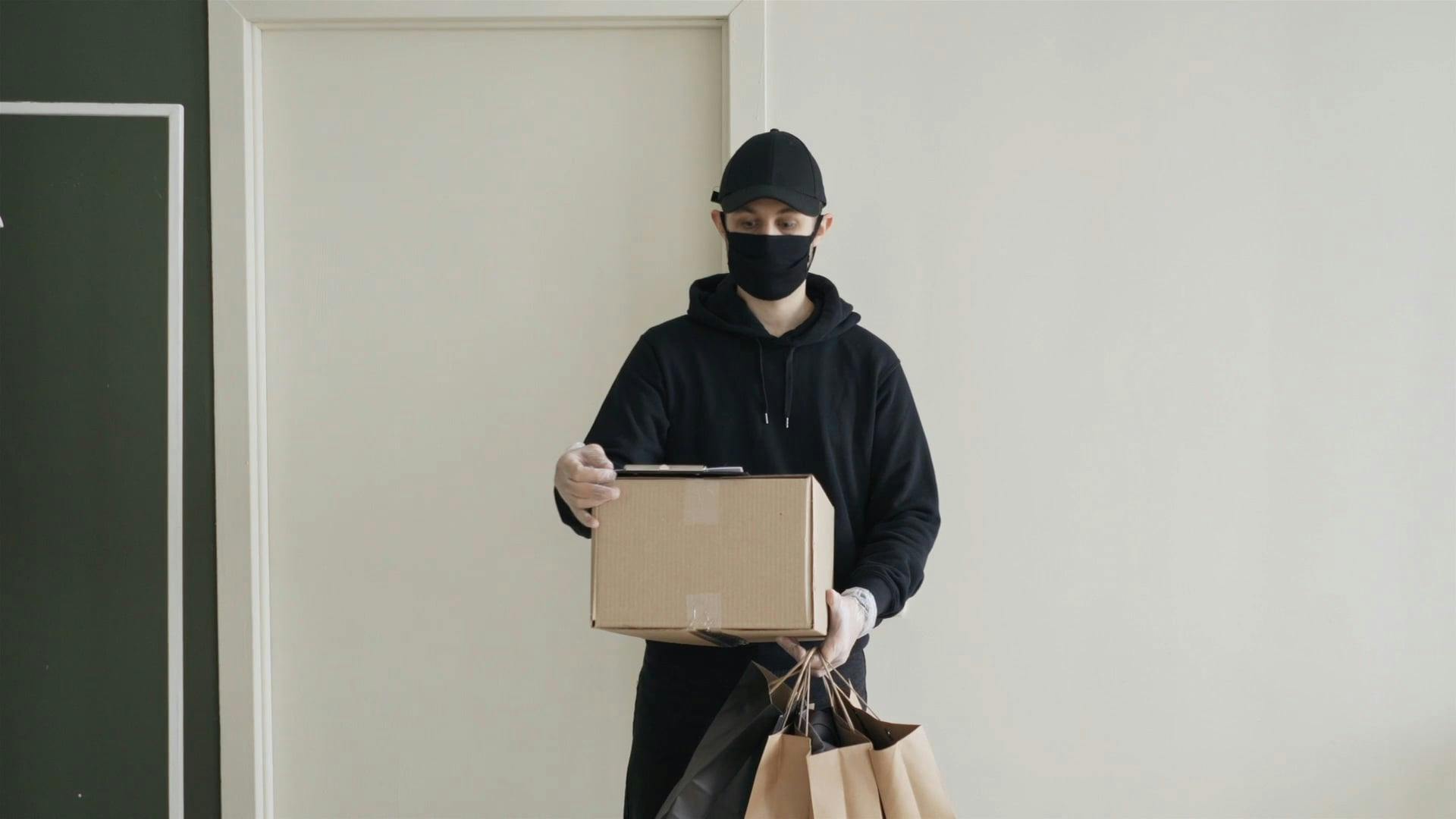 Video of a Delivery Man Free Stock Video Footage, Royalty-Free 4K & HD ...