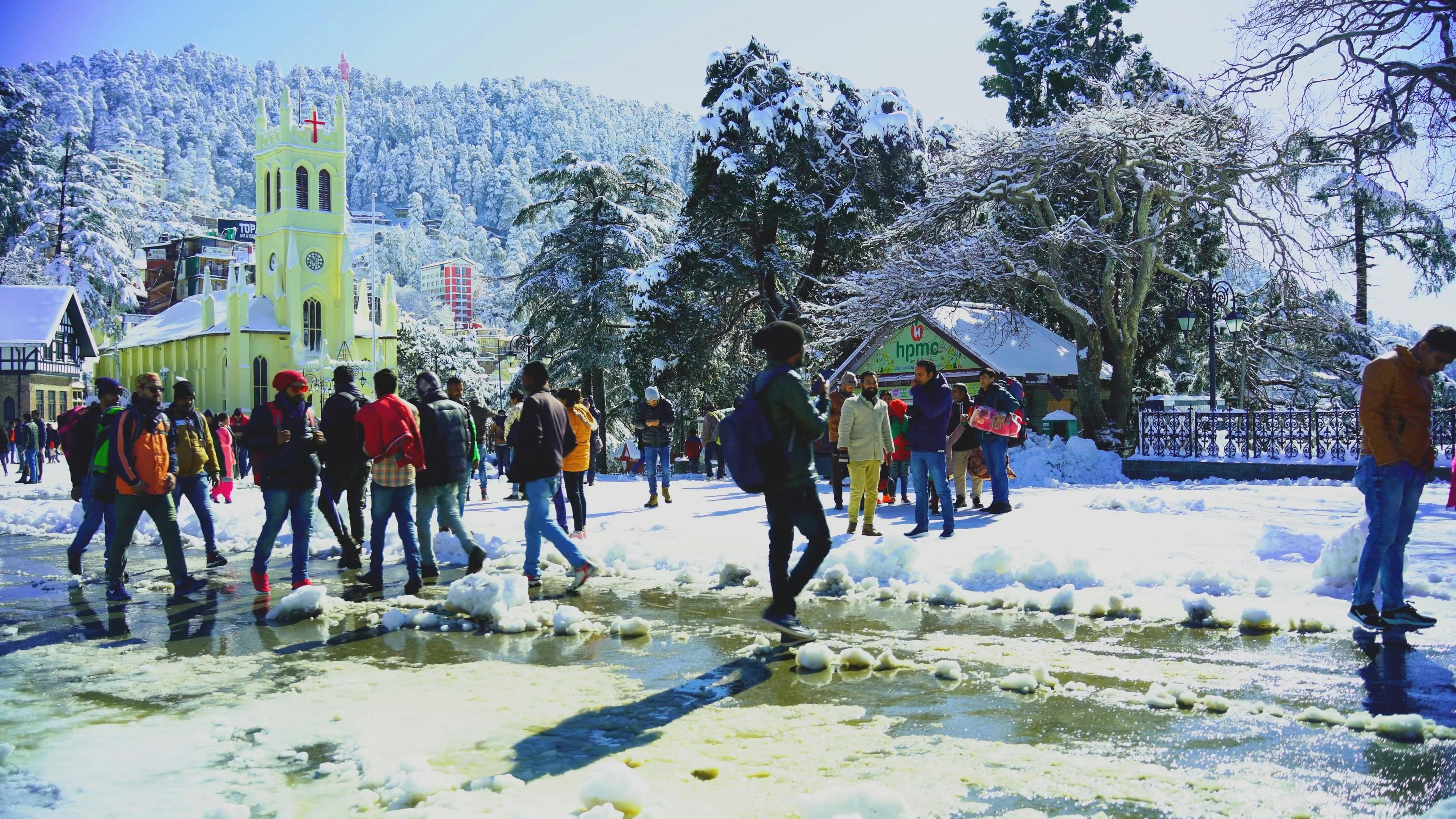 Shimla in Winter Season · Free Stock Video