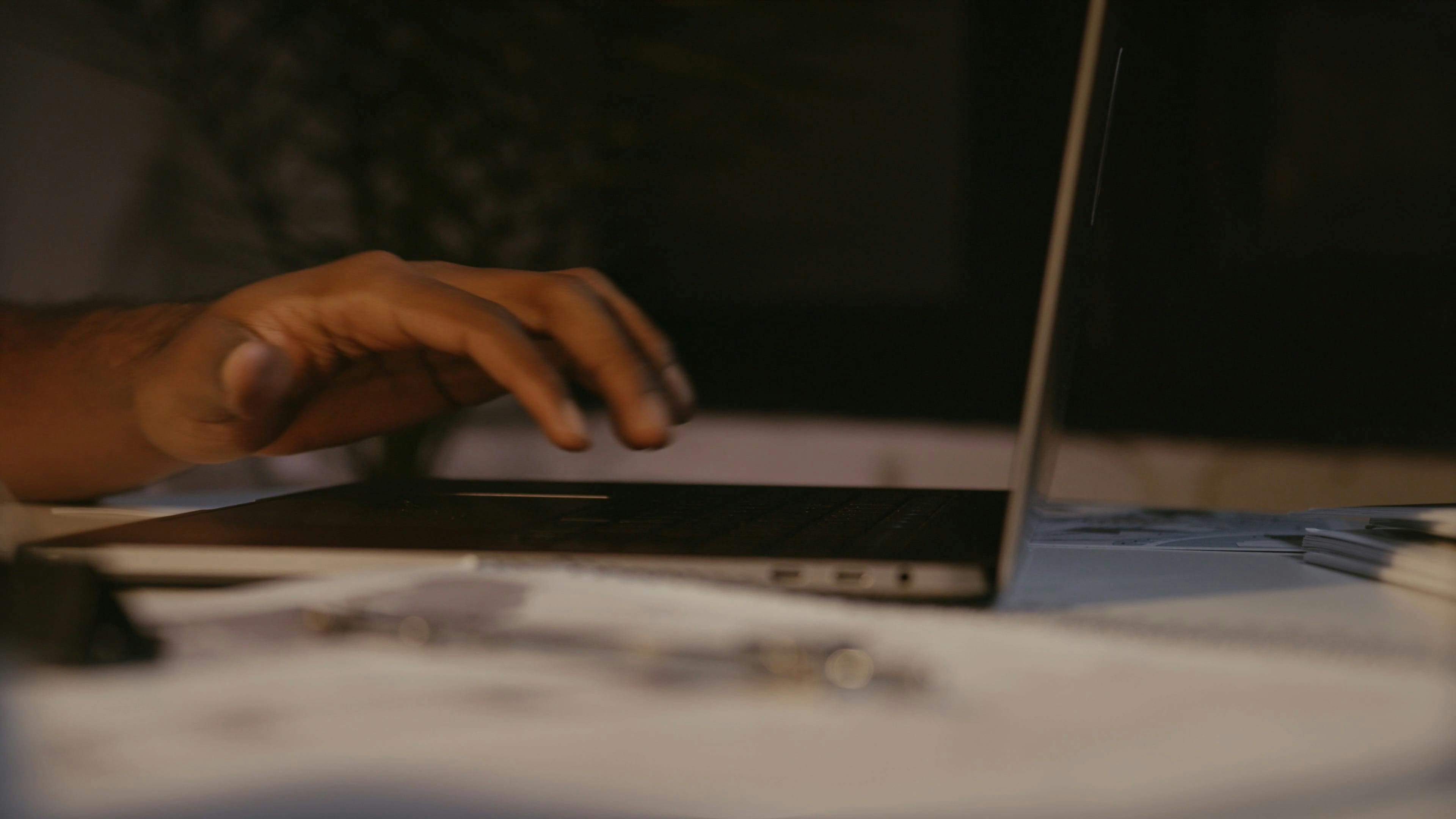 Laptop Typing Dark Background Videos, Download The BEST Free 4k Stock ...