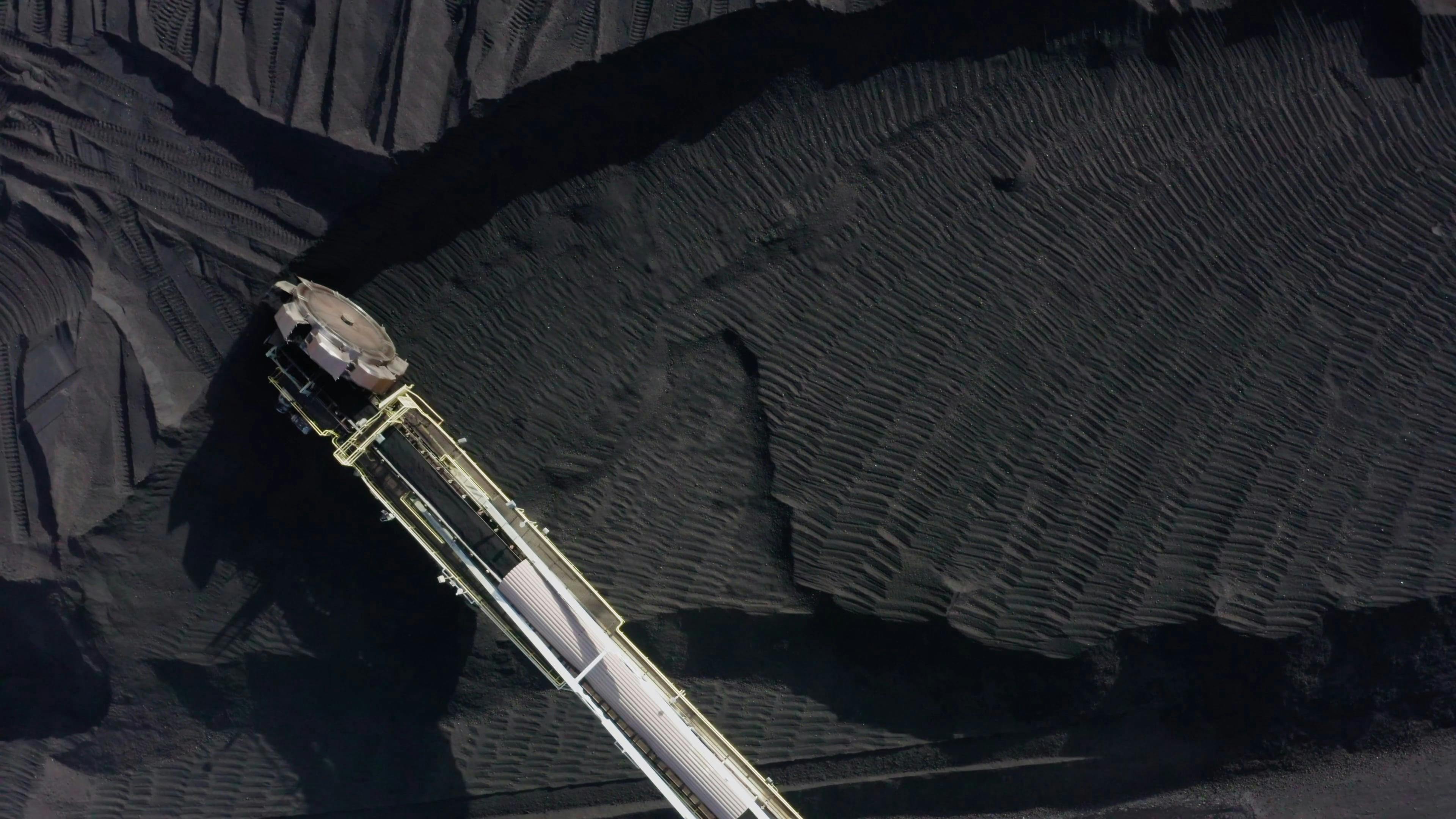 A Drone Footage of a Bucket Wheel Excavator While Operating Free Stock ...