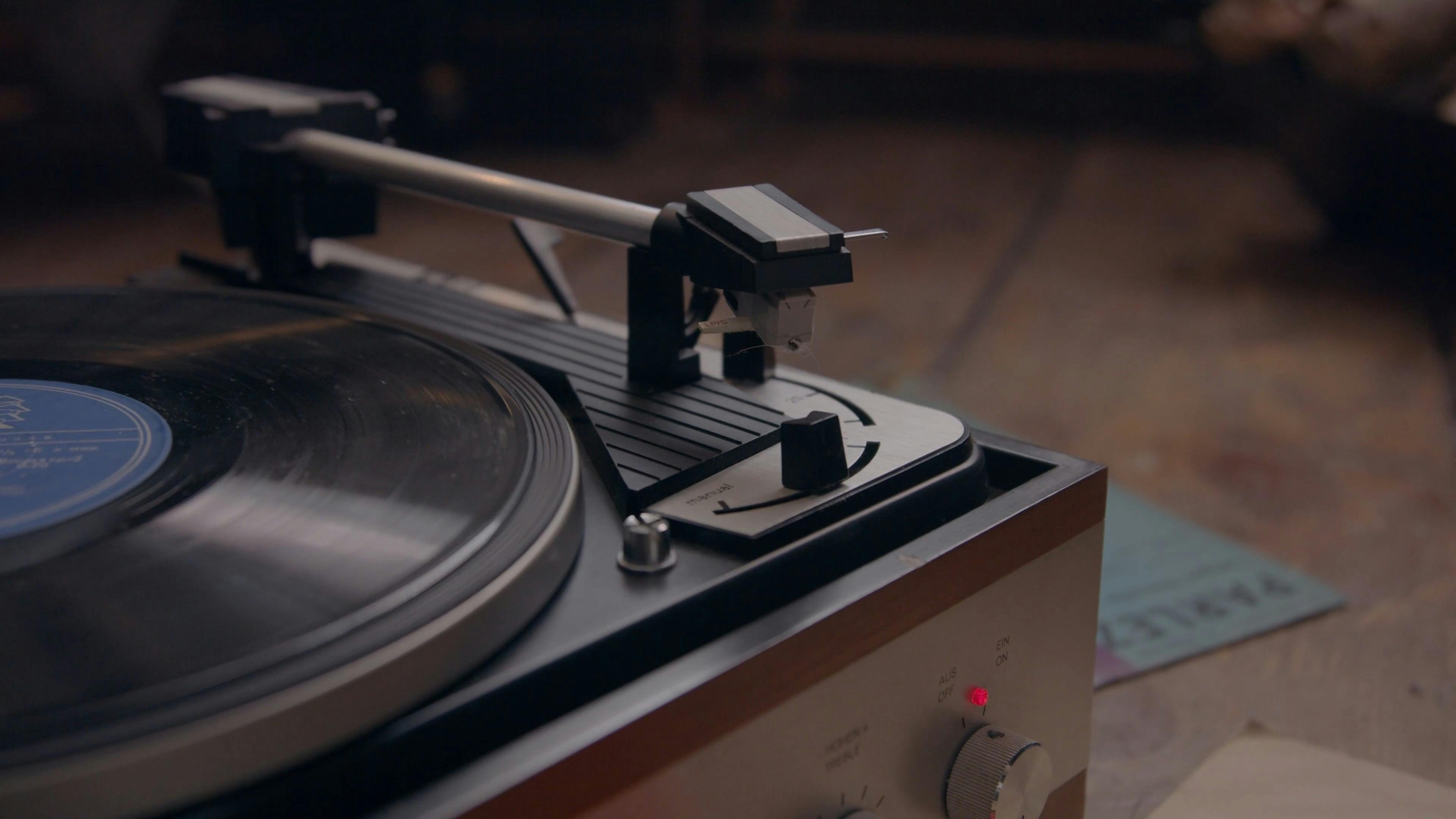 Close-up Video of a Record Player Free Stock Video Footage, Royalty ...