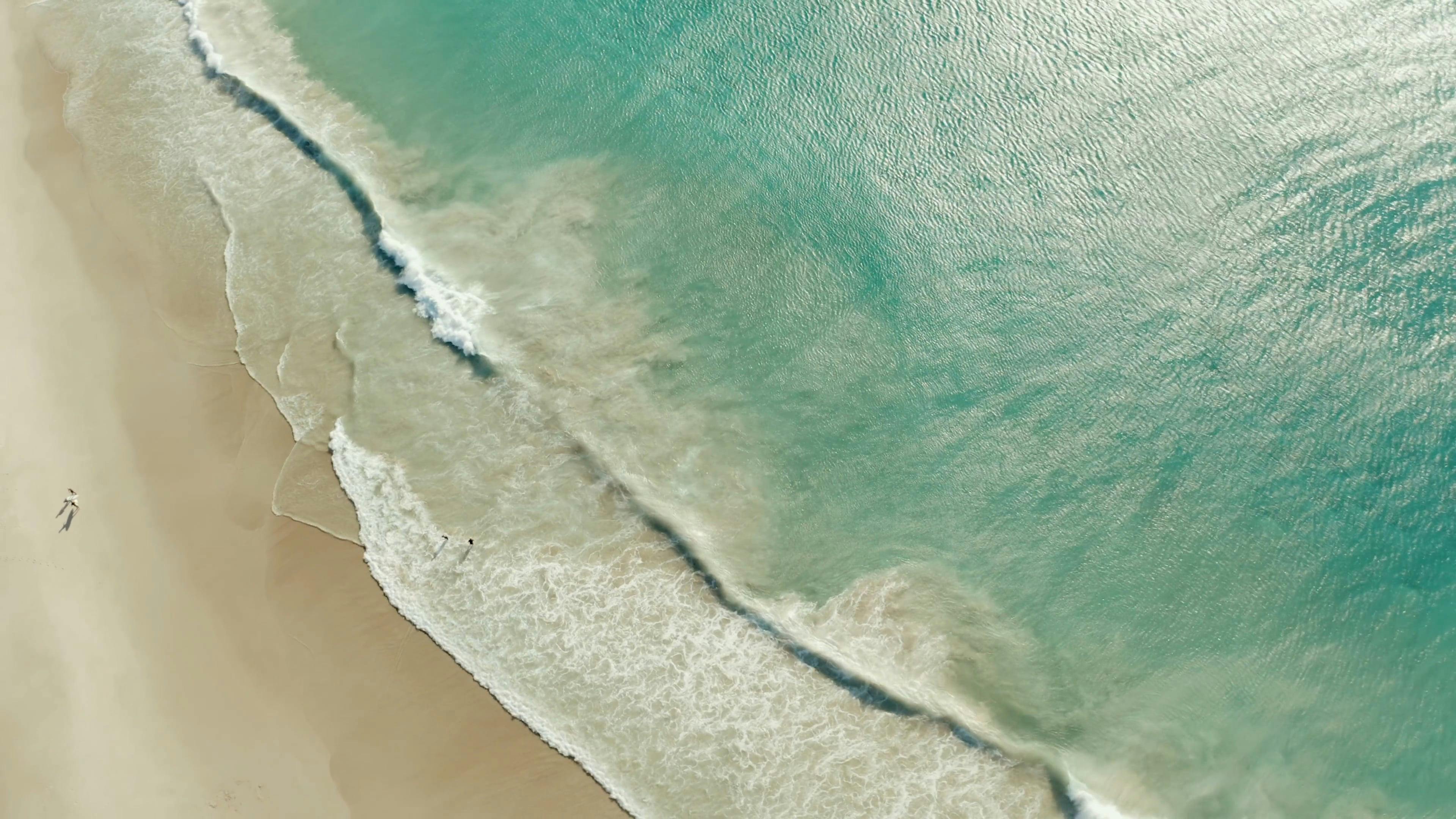 A Drone Footage of a Beach Free Stock Video Footage, Royalty-Free 4K ...
