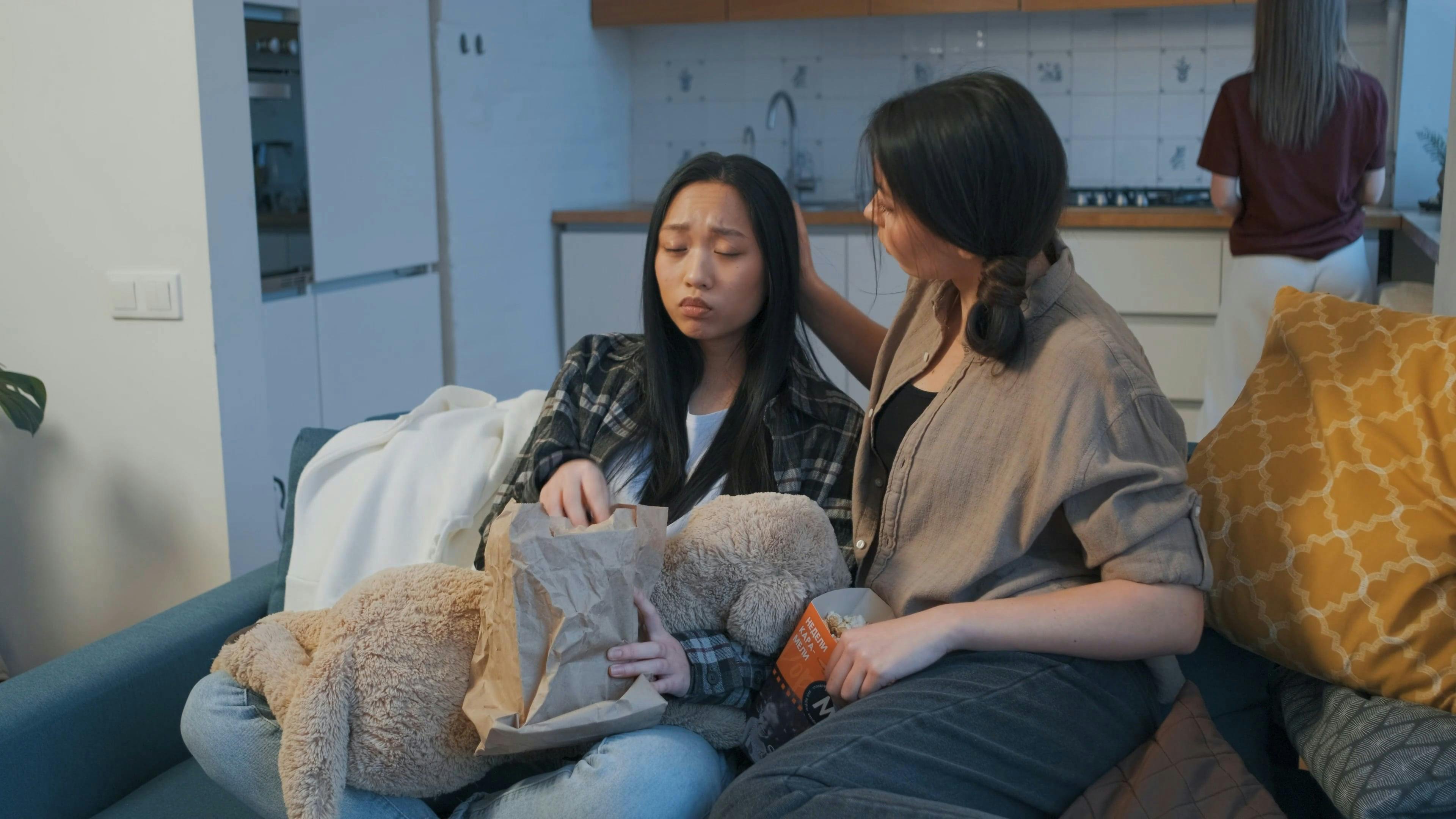 Women Comforting their Friend Free Stock Video Footage, Royalty-Free 4K ...