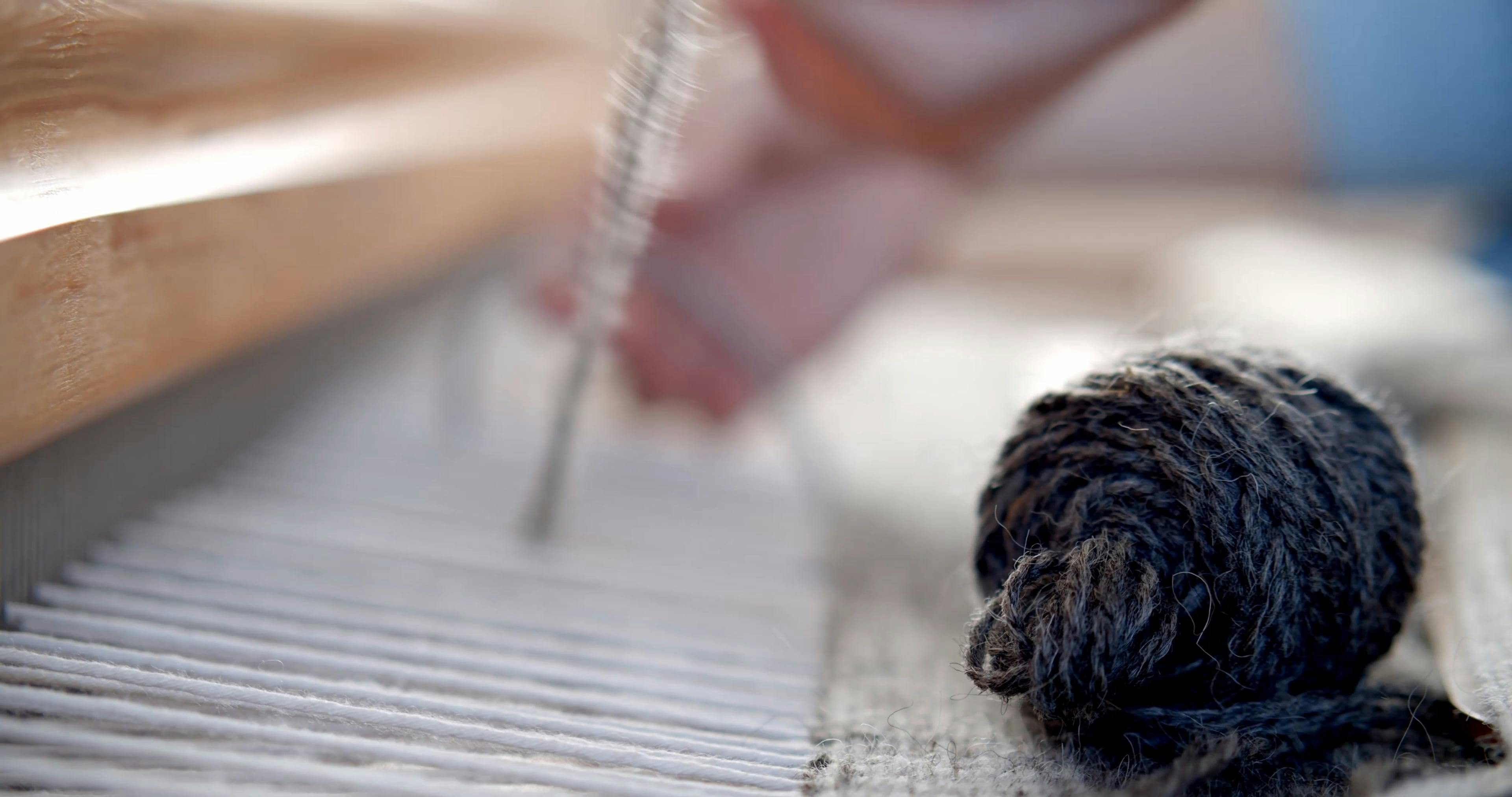 Person Using a Loom · Free Stock Video