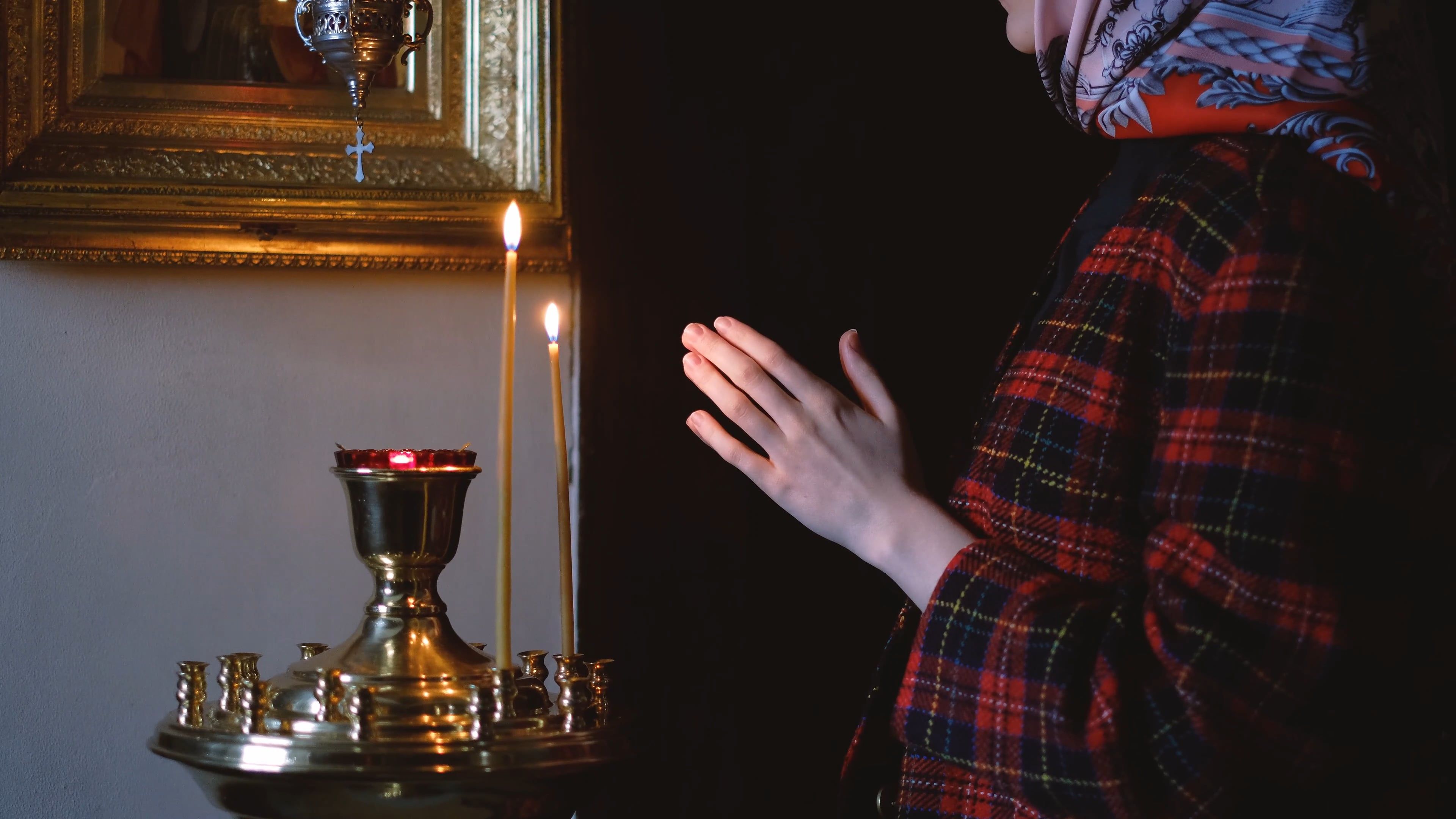 Video of a Woman Praying Free Stock Video Footage, Royalty-Free 4K & HD ...